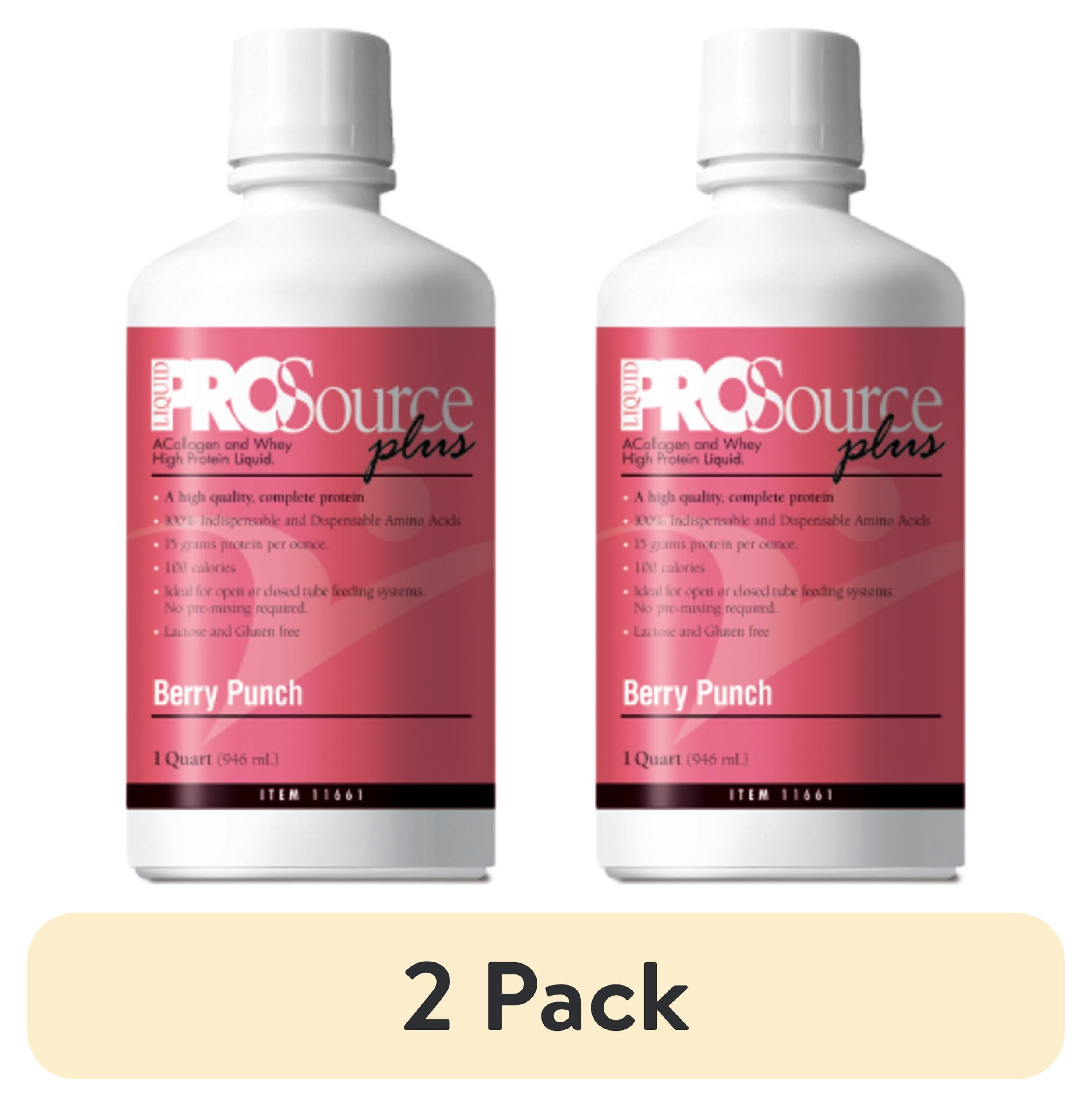 (1 pack) ProSource Plus Protein Supplement Berry Punch 32 oz Bottle ...