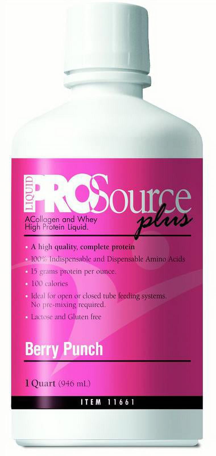 ProSource Plus Protein Supplement Berry Punch Flavor 32 oz. Bottle ...