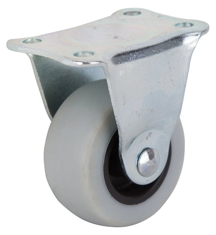 ProSource Rigid Plate Caster with Brake 2" Dia. 105 lb., Thermoplastic ...