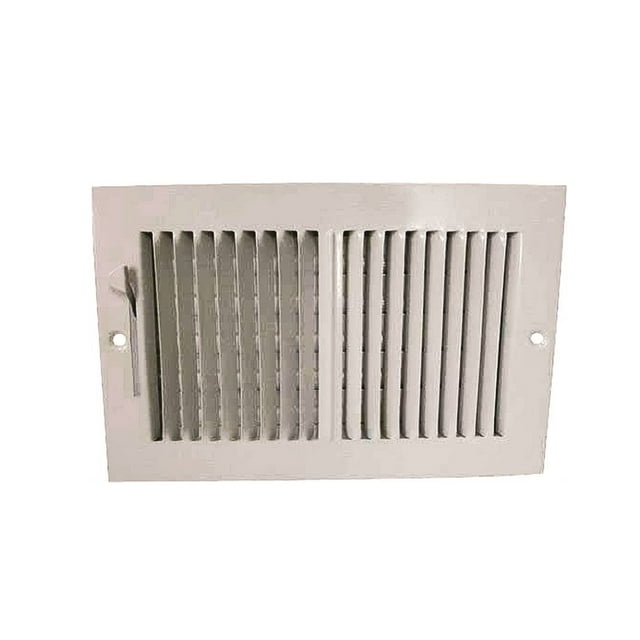 ProSource SW02-10X6 Sidewall Register, Steel, White - Walmart.com