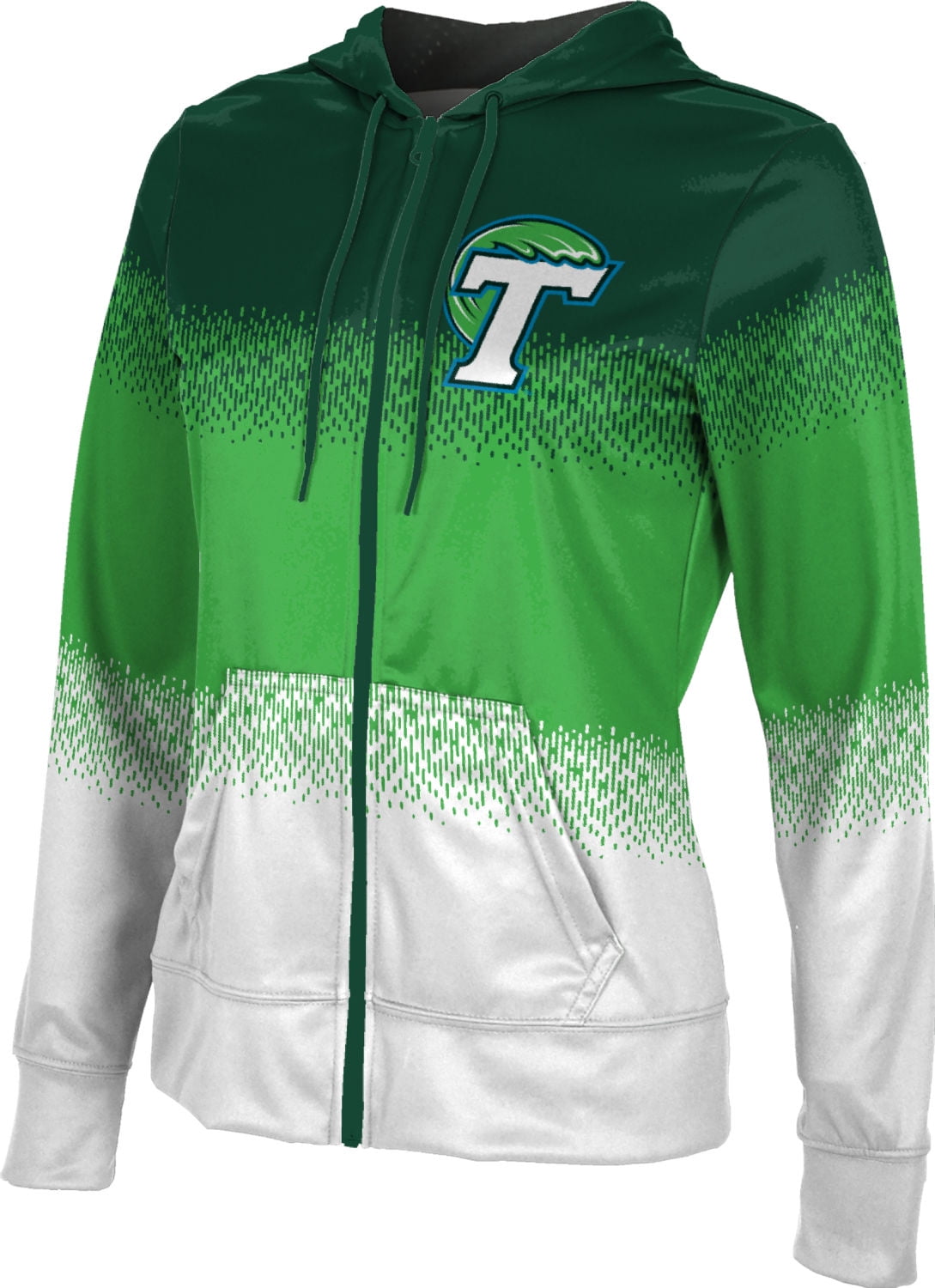 ProSphere Girls' Tulane University Drip Fullzip Hoodie - Walmart.com