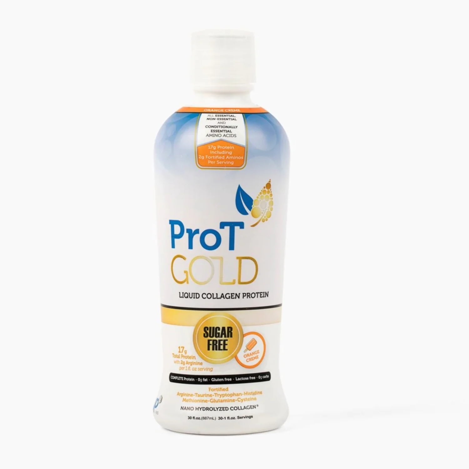 ProT Gold Liquid Collagen Protein - 30oz - Orange Creme - Walmart.com