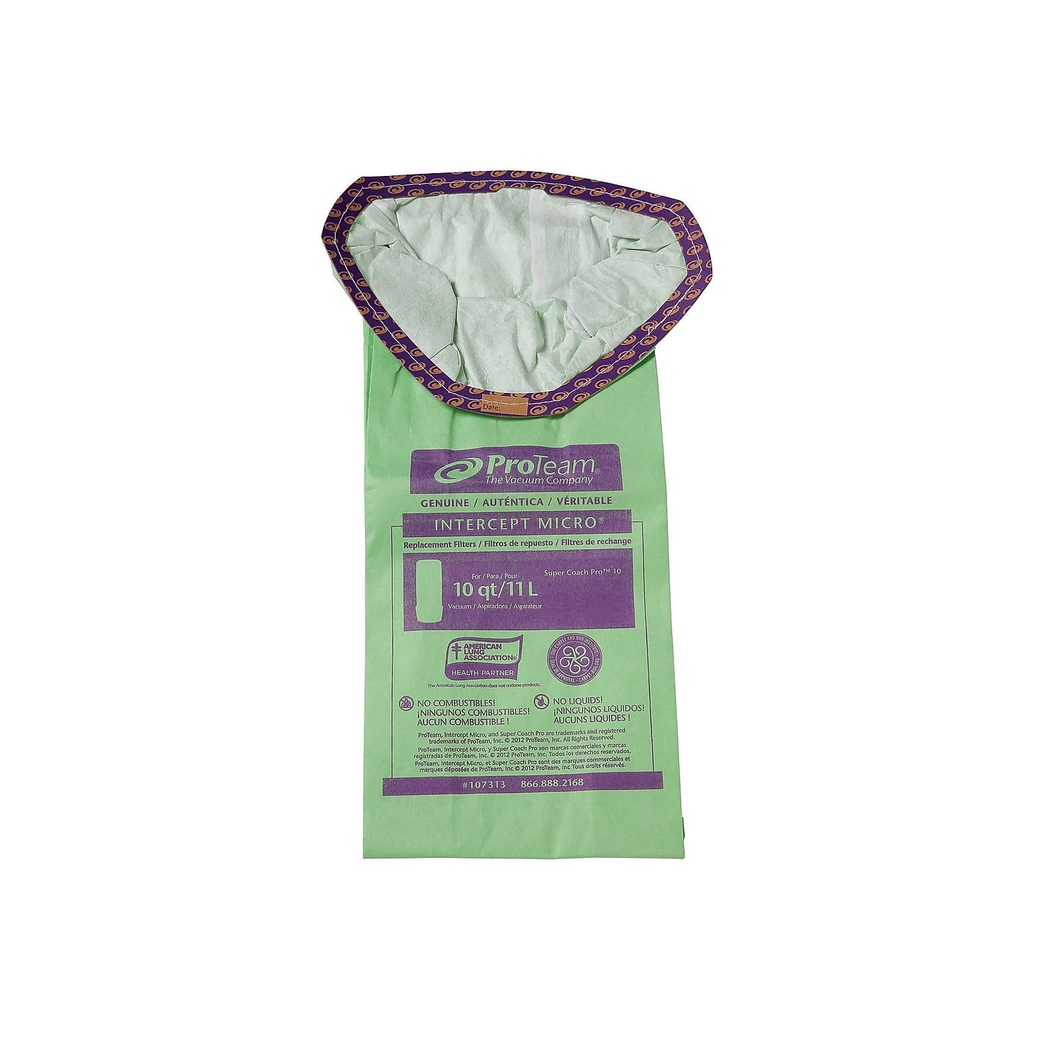 ProTeam Intercept Filters Green/Purple 10/pack 107313 - Walmart.com