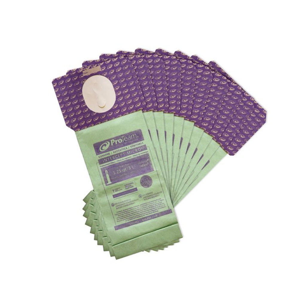 ProTeam Micro Filter Bags for ProForce Upright Vacuum, 3.25 Qt Capacity ...