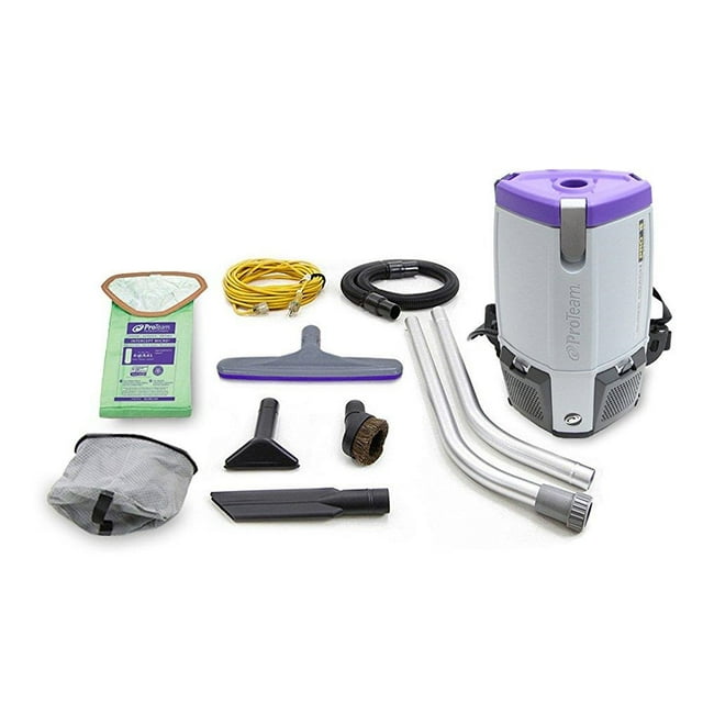 ProTeam Super Coach Pro 6 Backpack Vacuum Cleaner, 9.6lbs | 1/Each ...