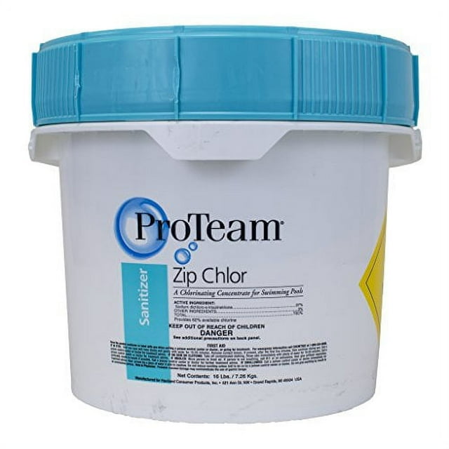 ProTeam Zip Chlor Sanitizer Chlorinating Concentrate for Swimming Pools ...