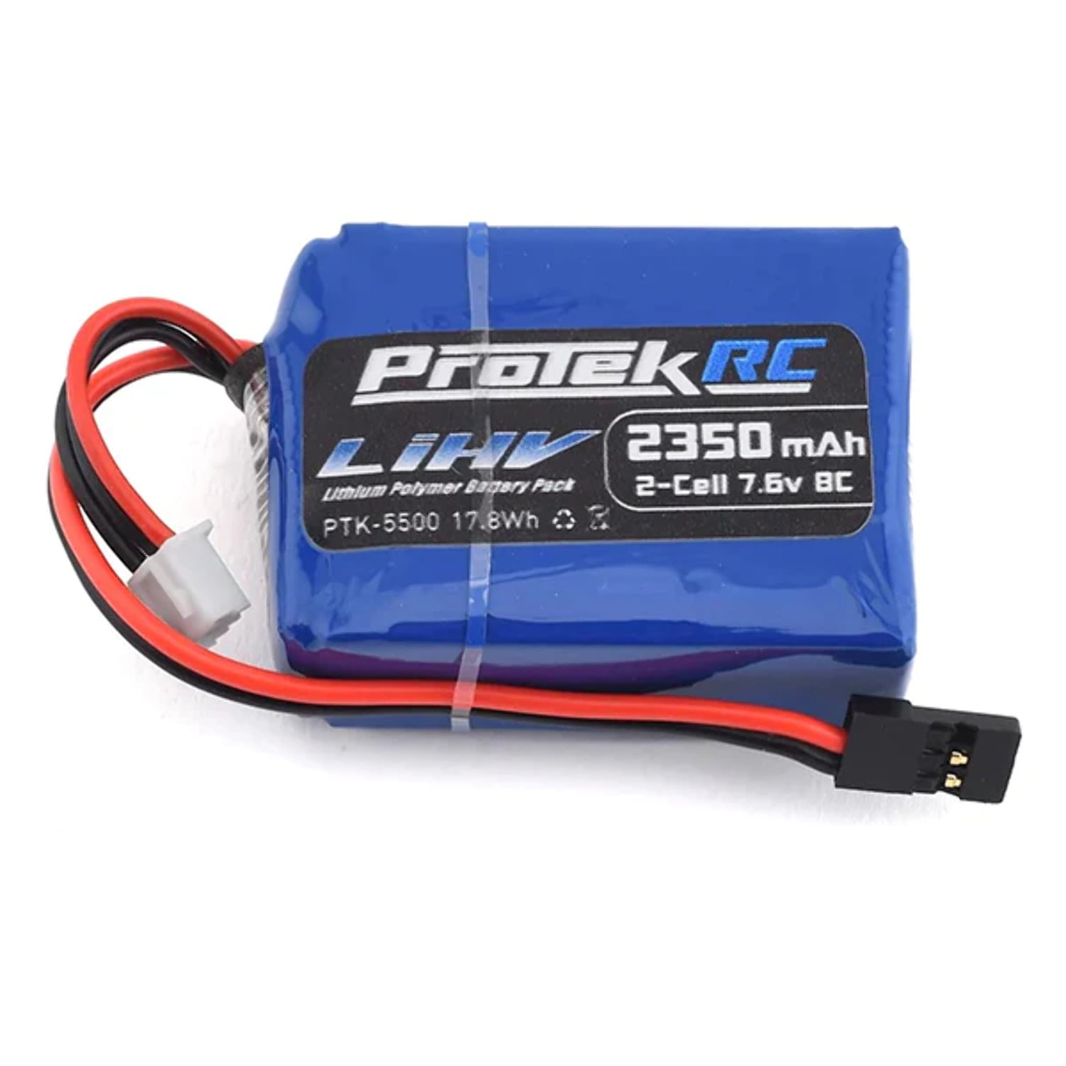 ProTek RC HV LiPo Receiver Battery Pack (HB/TLR 8IGHT) (7.6V/2350mAh ...