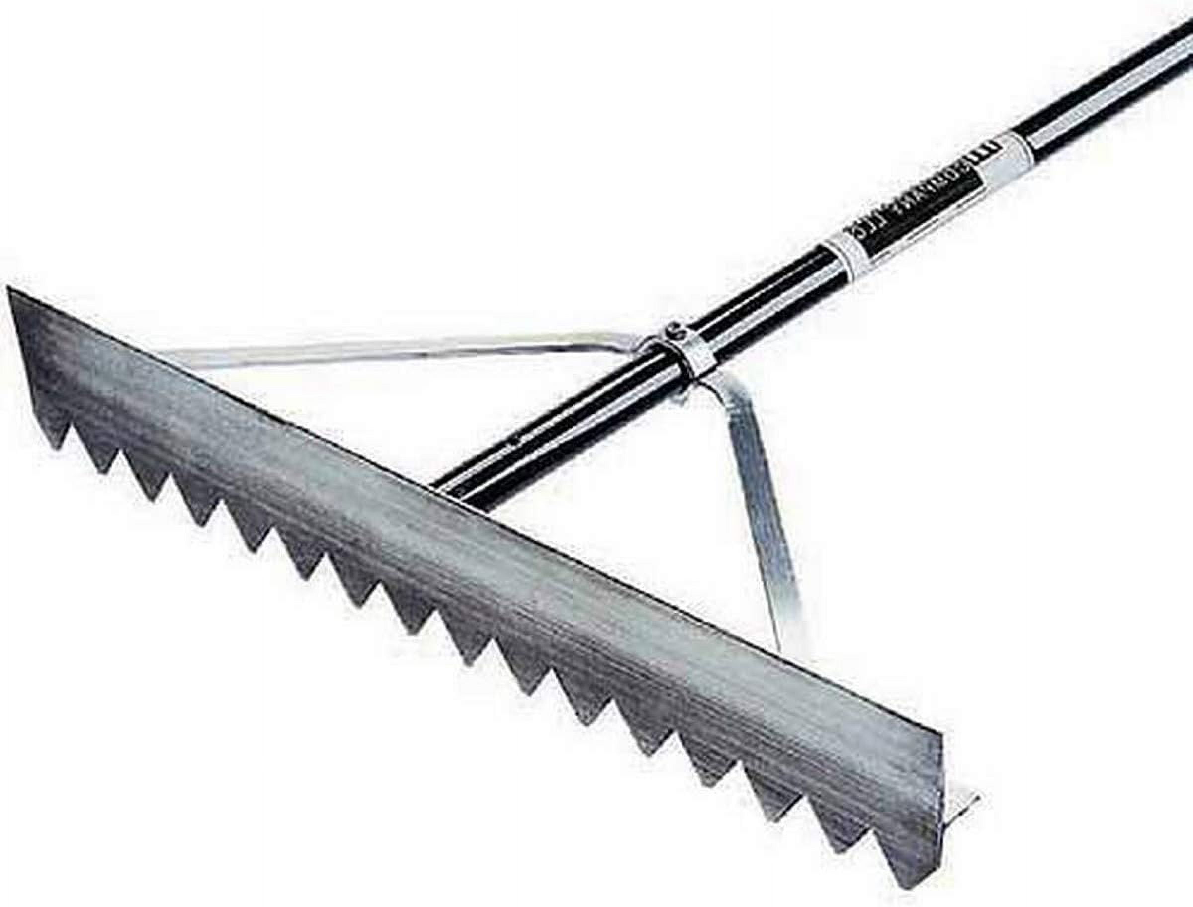Proturf Heavy Duty Lute Rake Ergonomic Turf Rake With Lightweight Aluminium Handle Landscaping