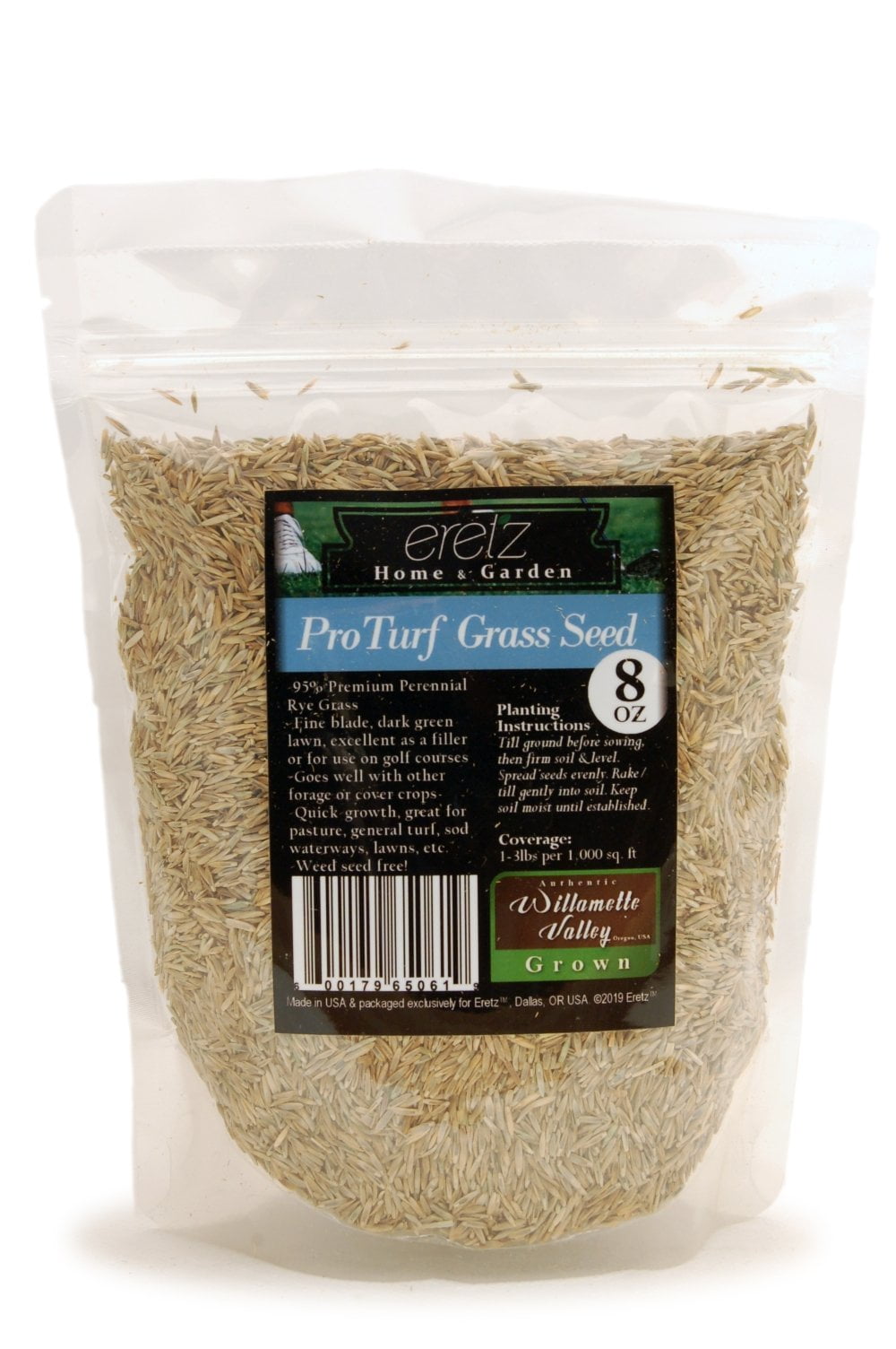 ProTurf Perennial Ryegrass Fine Lawn Seed by Eretz 8oz - CHOOSE SIZE ...