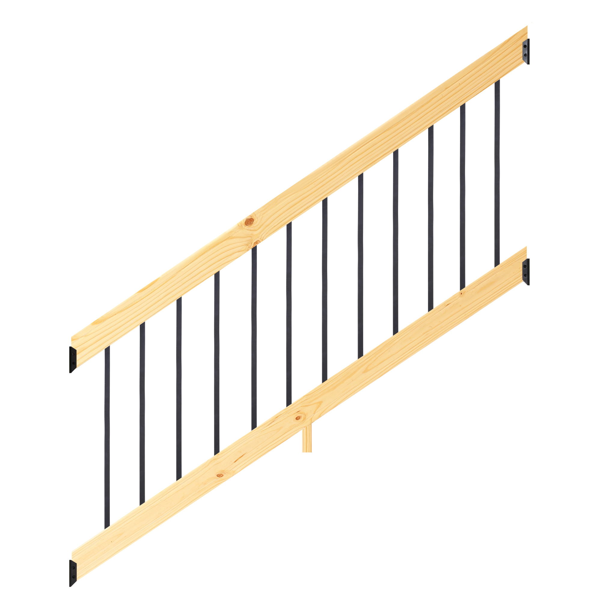 6" x 10' Endura-Aluminum Craftsman Style Column, Square Shaft (For Post ...