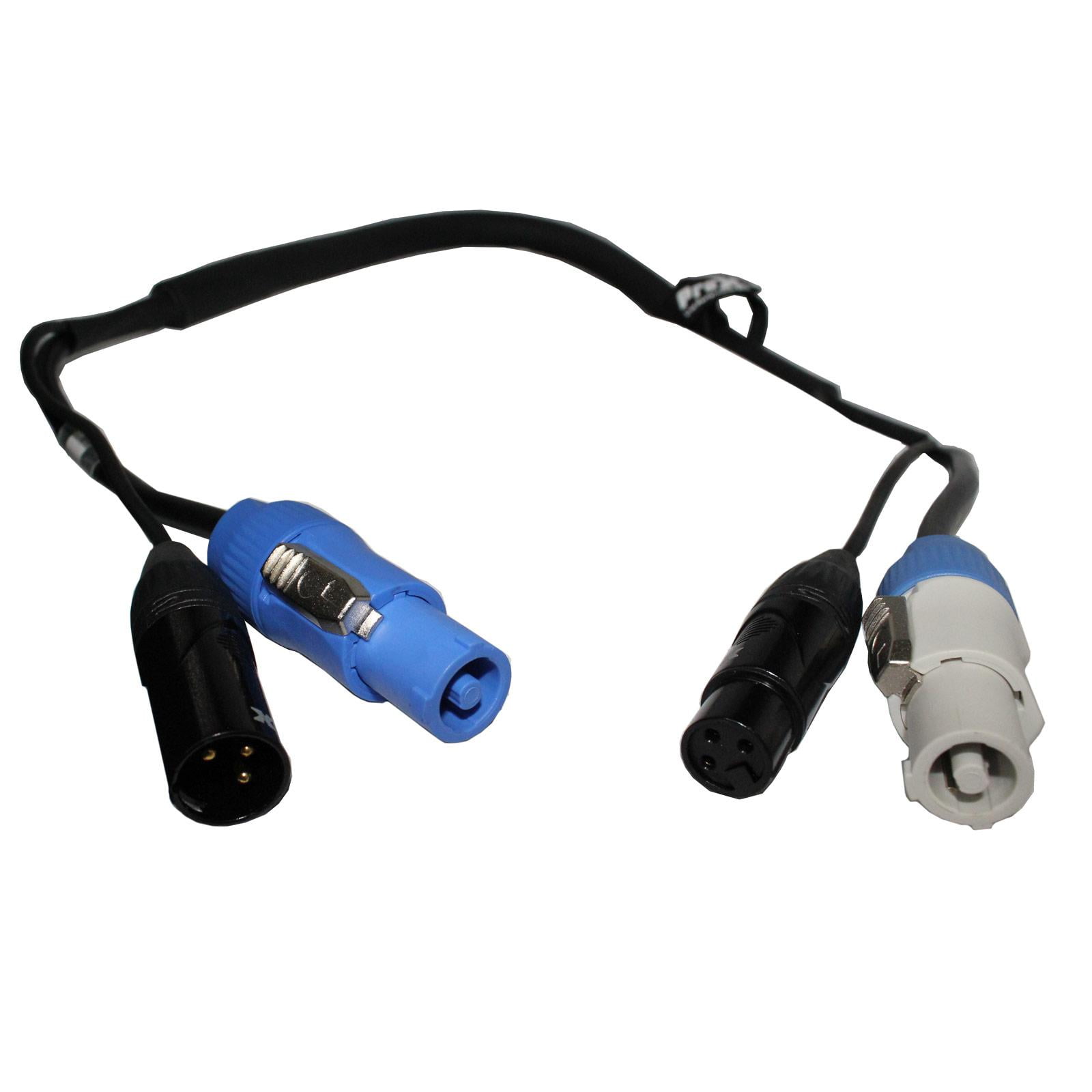 ProX 6FT Powercon and XLR Link Cable [XC-PWC14-XLR06] - Walmart.com