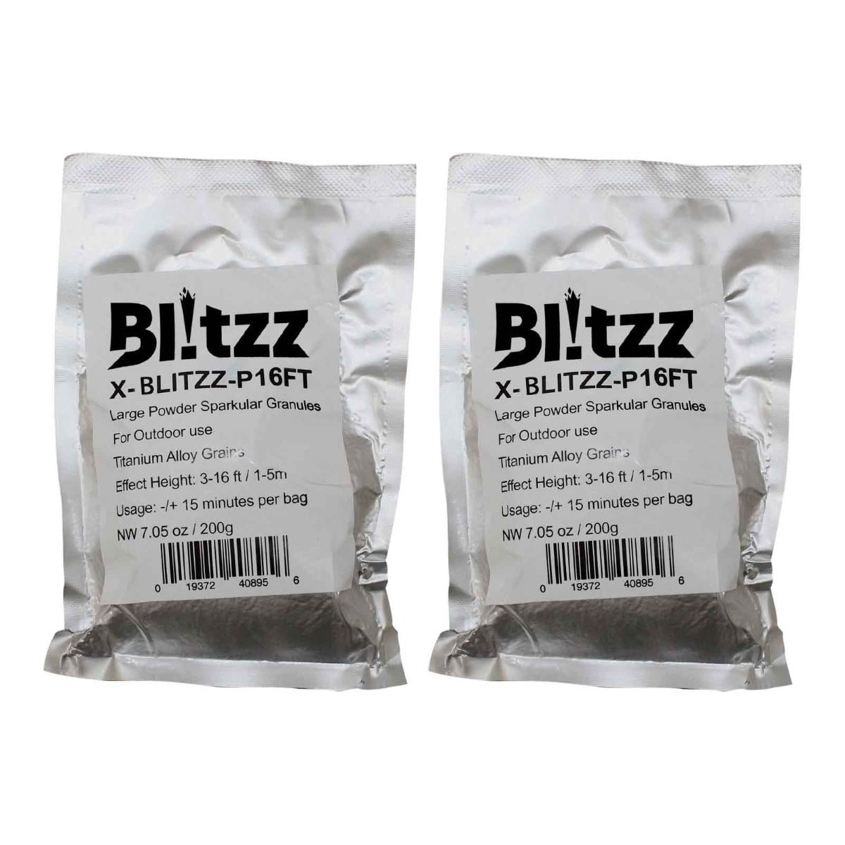 ProX Blitzz 3-16 foot High Cold Spark Effect Granules Dual Package ...