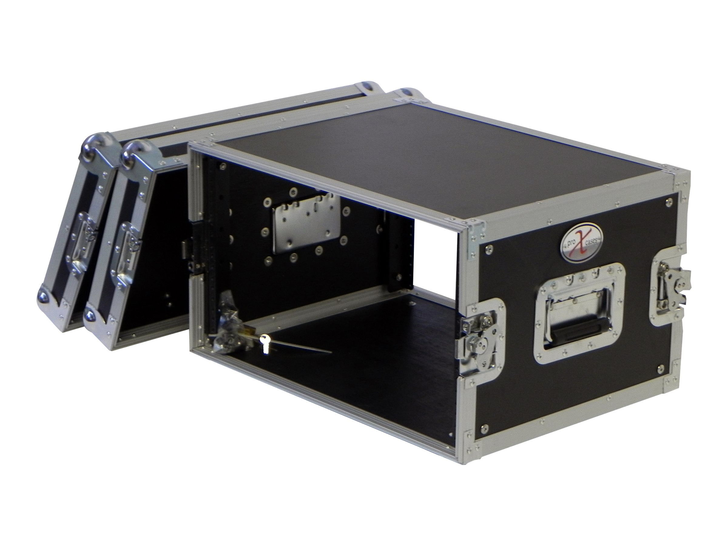 6 Space 4U Effect Amp Rack Prox Ata 300 Road Gig Ready 14" Deep Rack ...