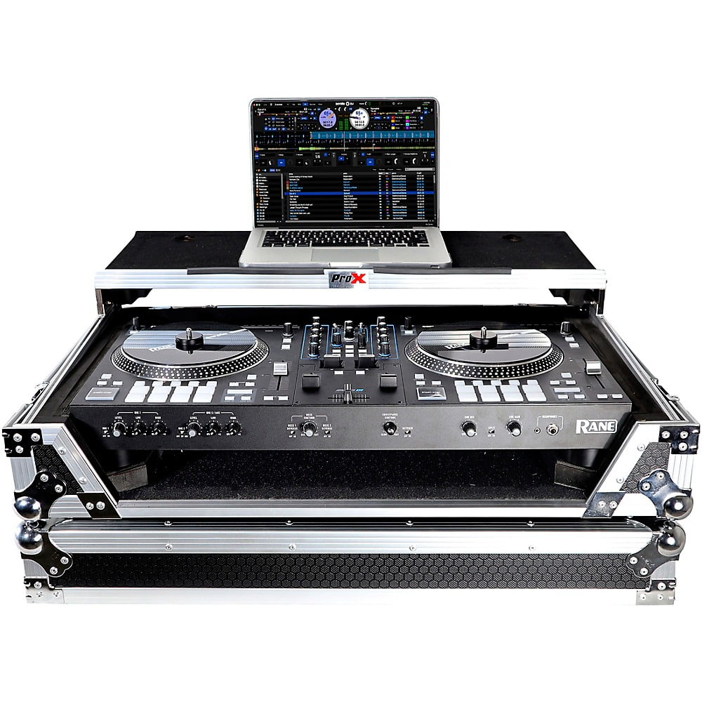 ProX Flight Case For RANE ONE DJ Controller with Sliding Laptop Shelf ...