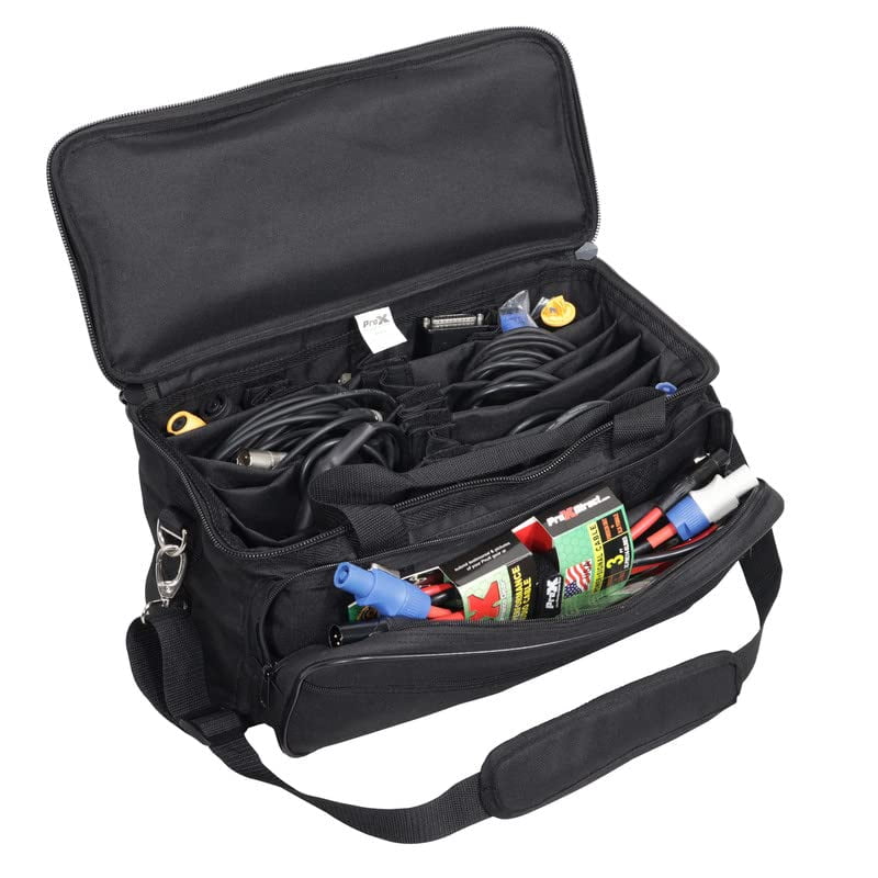 ProX MANO Utility Carry Hand Bag Organizer with Dividers For Cables ...