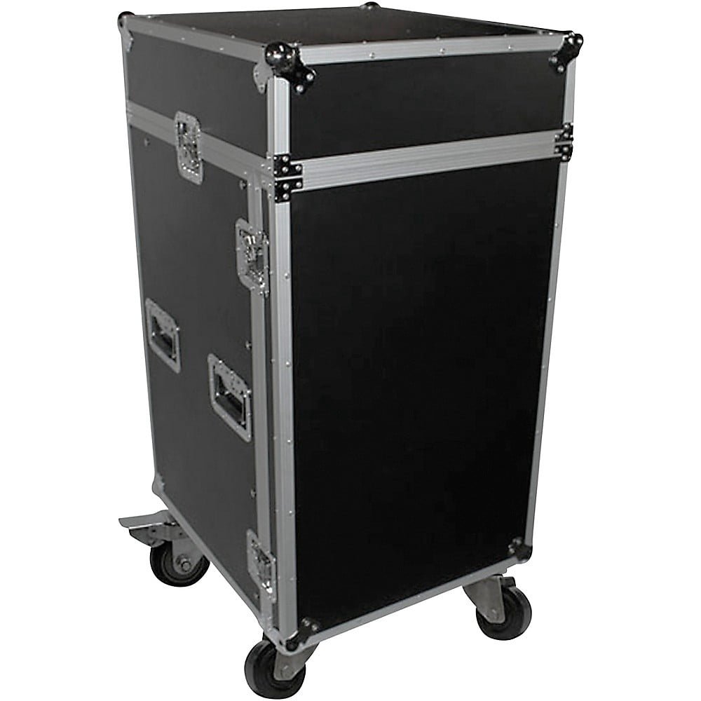 ProX T-18MRSS 18U Rack x 10U Top Mixer DJ Combo ATA Flight Case 18 RU ...