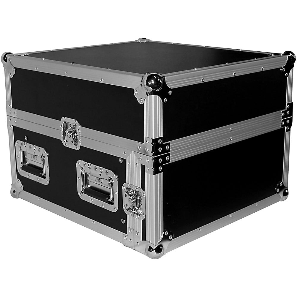 ProX T-4MRSS 4U Rack x 10U Top Mixer DJ Combo Flight Road Case ...