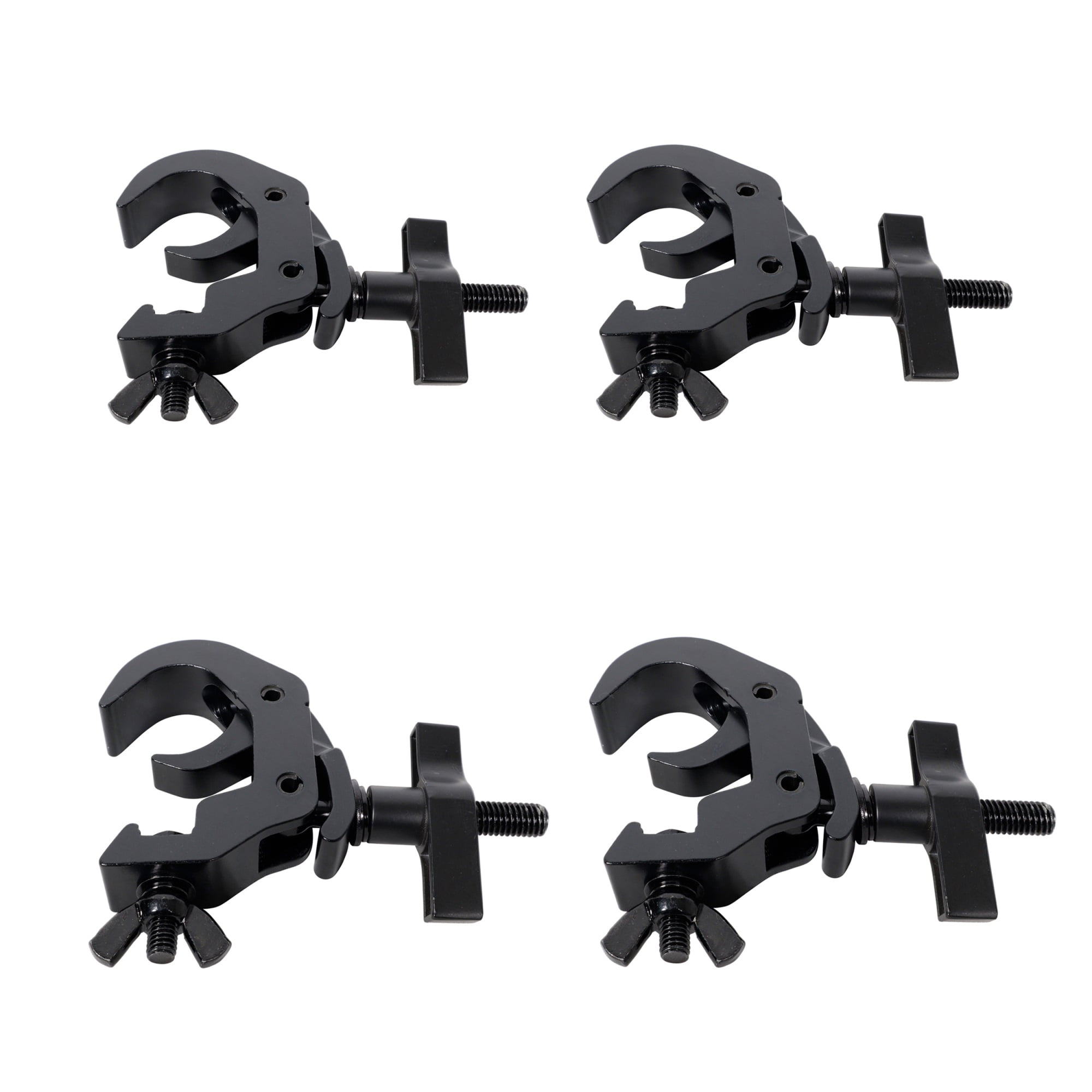 ProX T-C12H-BLK-X4 Set of 4 Aluminum Self-Locking M10 Clamps with Big ...