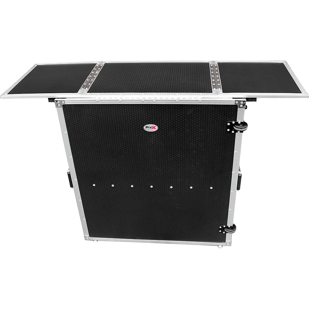 ProX Portable DJ Performance Setup Desk, Transformer Series XS-DJSTNBL ...