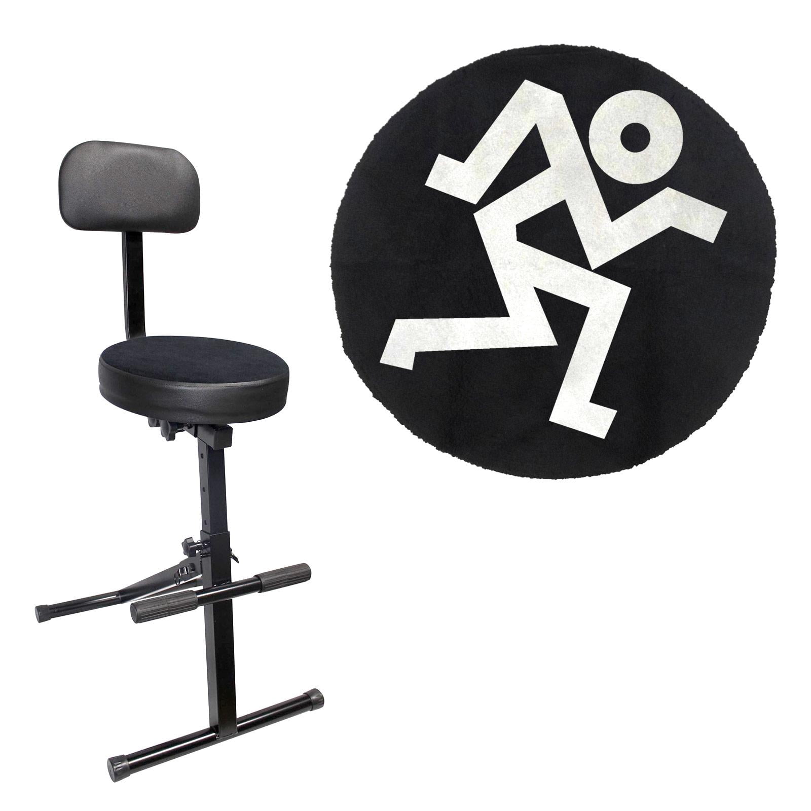 ProX X-GIG CHAIR Portable Adjustable Padded Foam Chair with Mackie ...