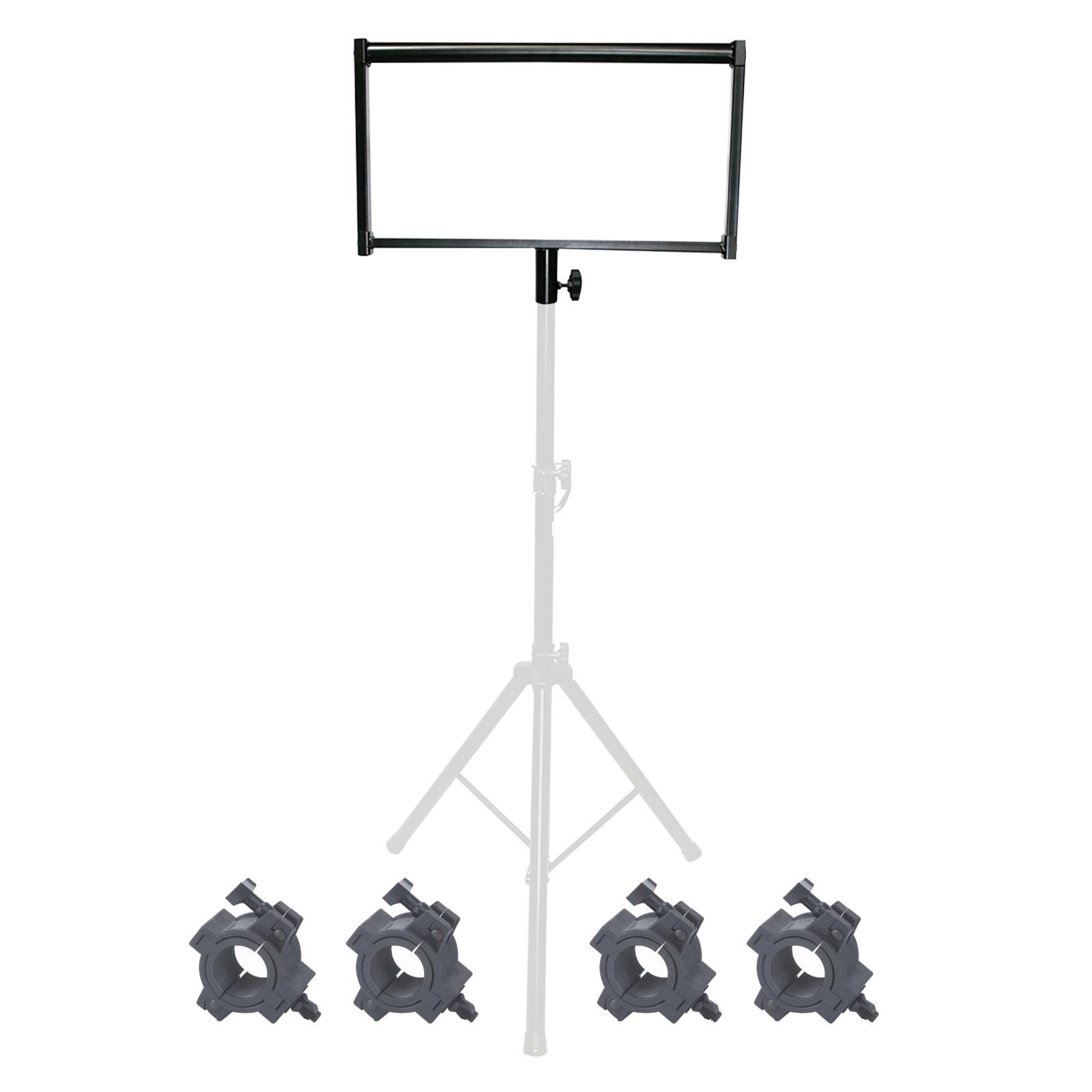 ProX X-LSB26 Mobile Lighting Stand Bracket with (4) Universal O-Clamps ...