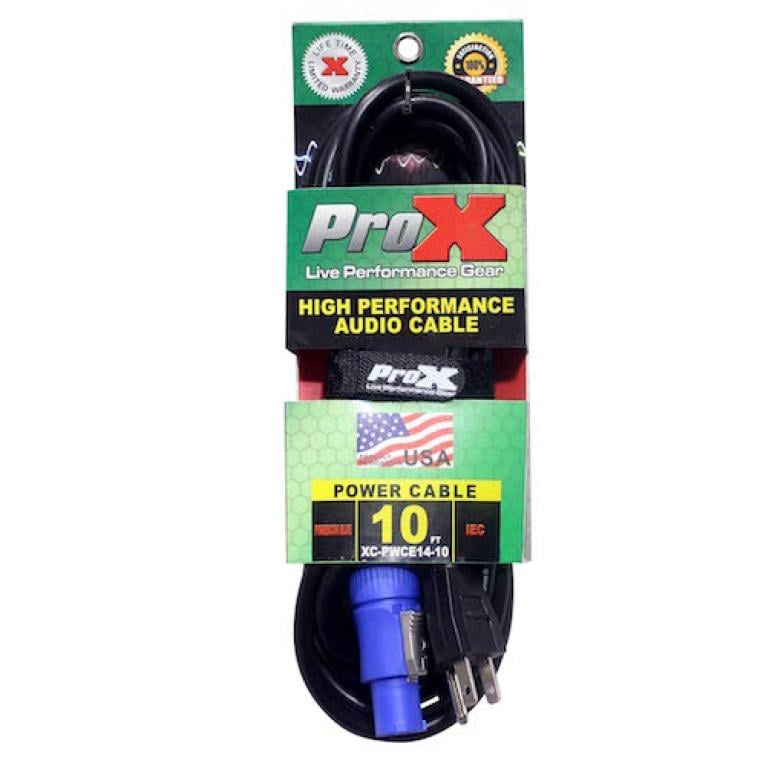 ProX XC-PWCE14-10 | 10ft PowerCON to Edison Cable - Walmart.com