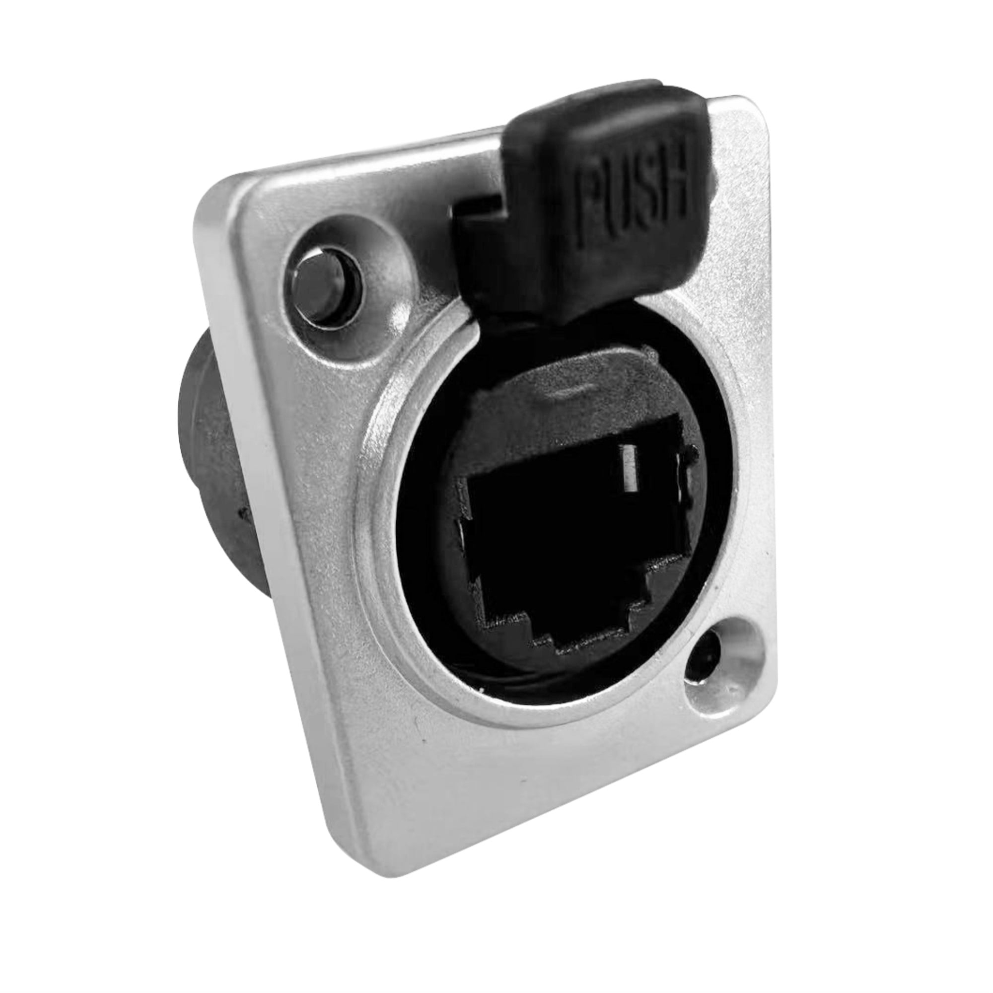 ProX XC-RJ45-DFF Single Ethernet Feed Through D-Series Panel Mount Jack ...