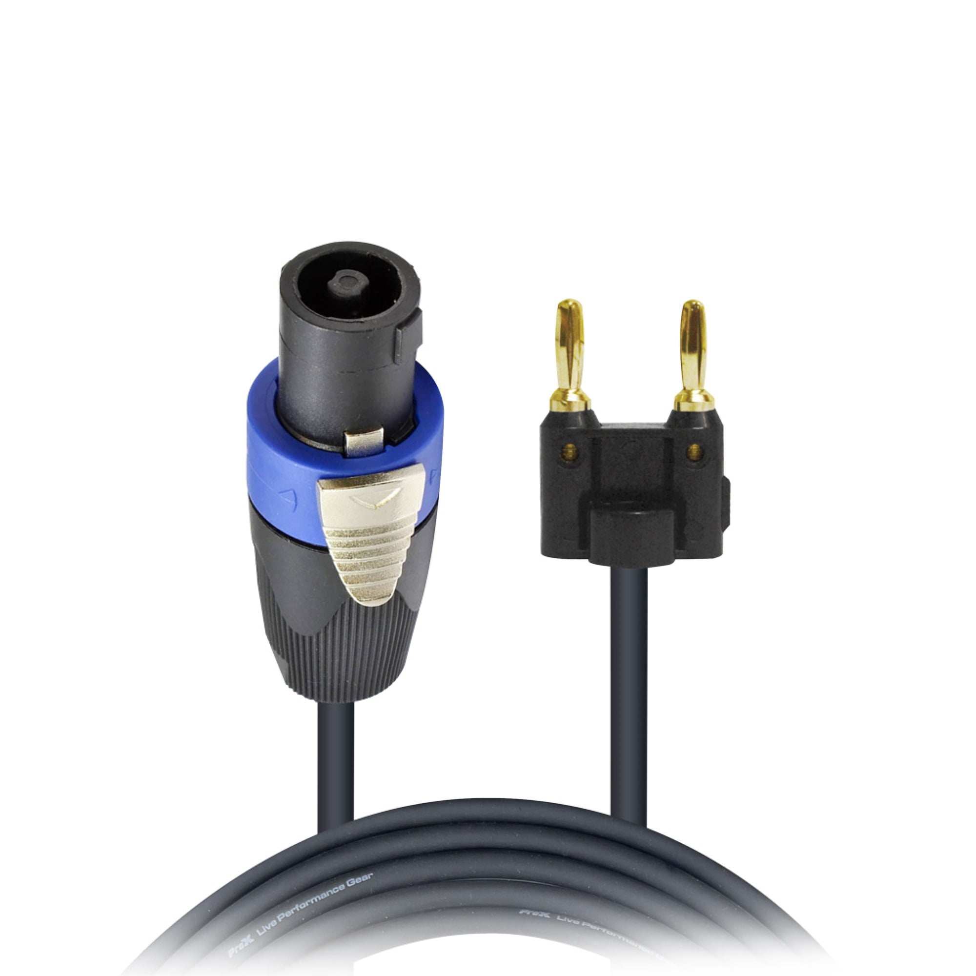 ProX XC-SB50 50 Ft. 12 AWG Speaker Twist to Banana High Performance ...