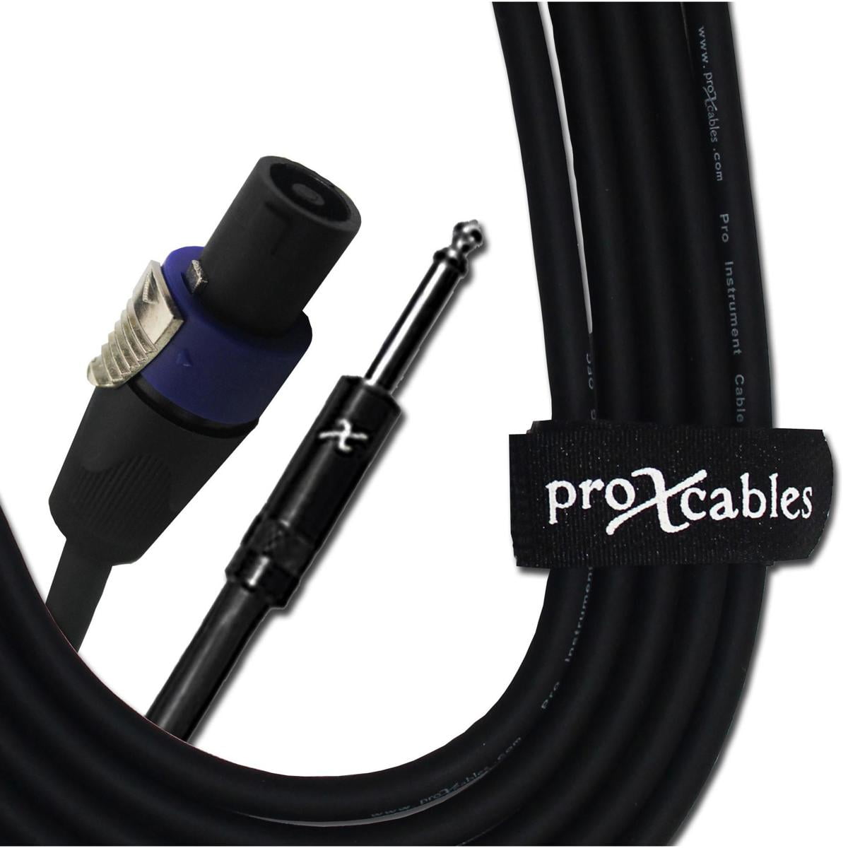 ProX XC-SQ25 25' 12AWG SpeakOn to 1/4" TS-M High Performance Speaker ...