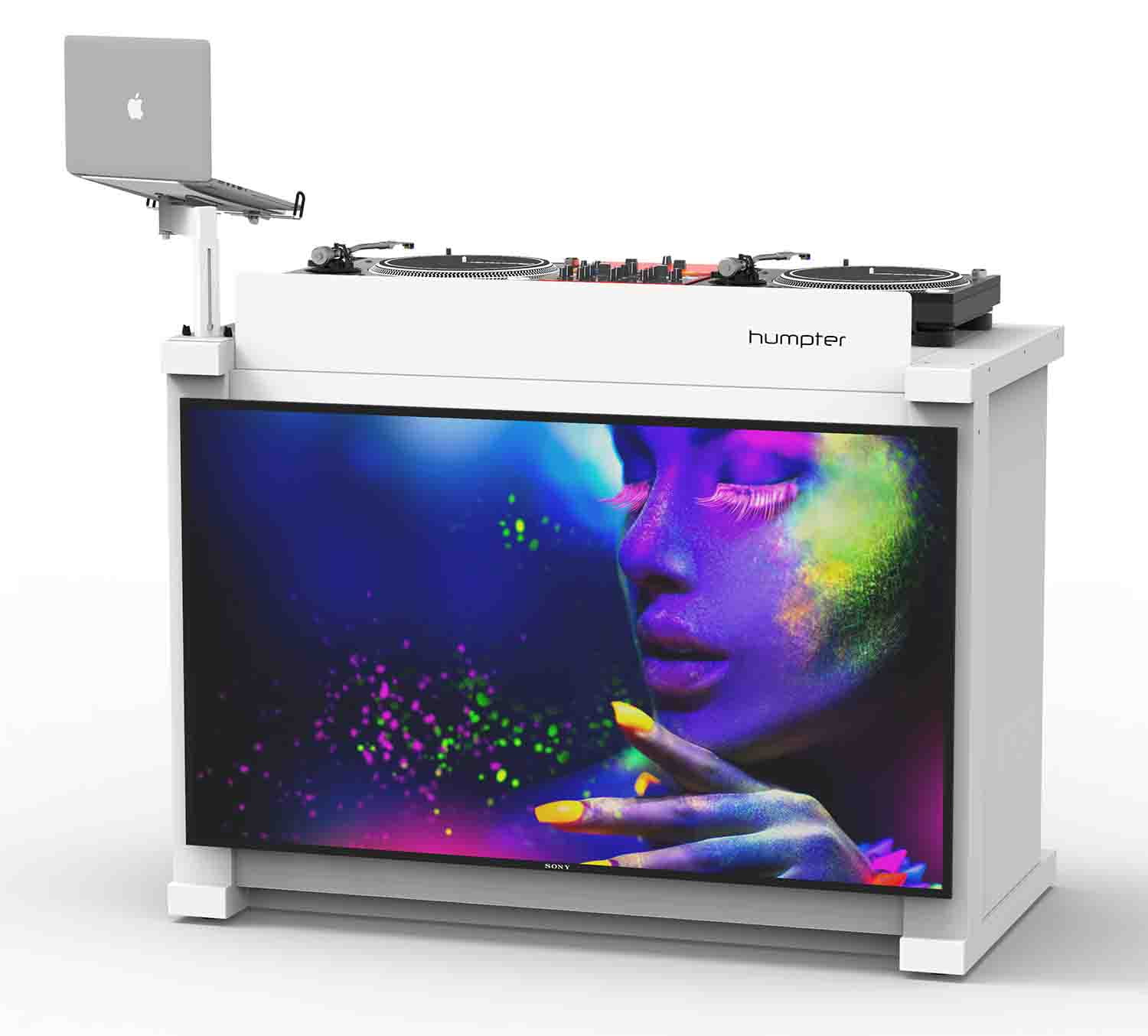 ProX XF-HUMPTERB3 WH, B3 Quick Folding DJ Controller Turntable CD-J ...
