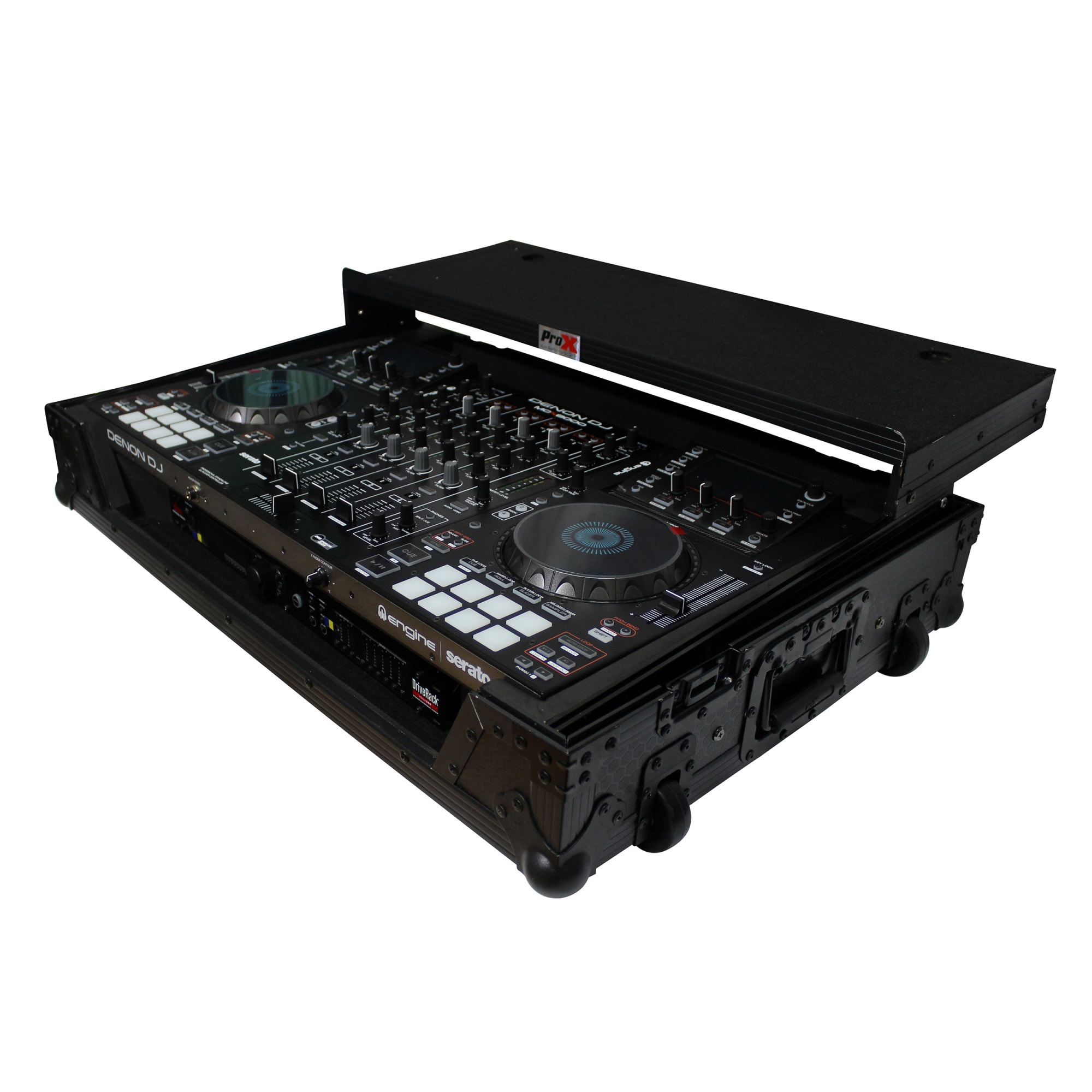 ProX XS-MCX8000WLTBL Hard Flight Case 4 Denon MCX8000+Glide Laptop ...
