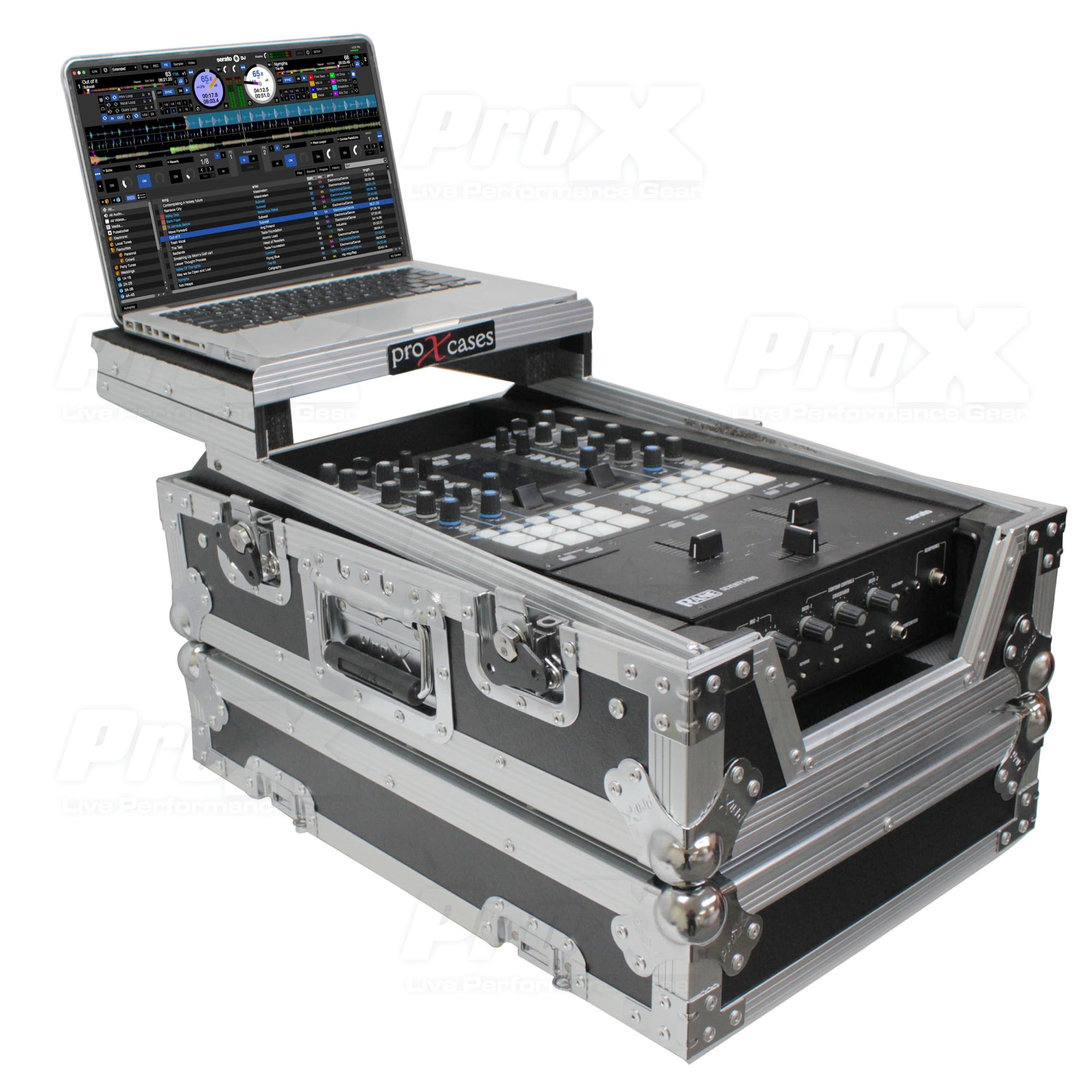 ProX XS-RANE72LT Case Fits Rane 72 w/ Laptop Shelf for Rane Seventy-Two ...