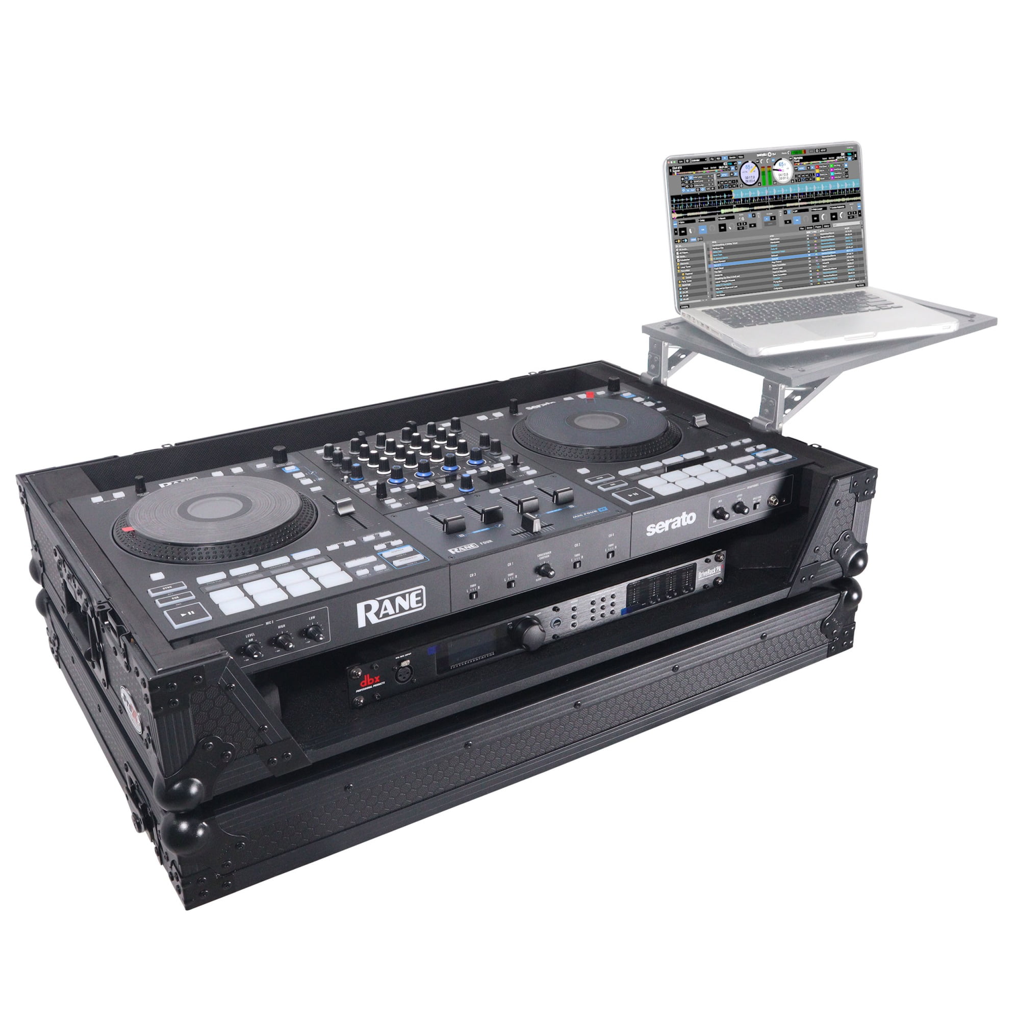 Free Shipping! ProX ATA Flight Style Wheel Road Case For RANE Four DJ ...