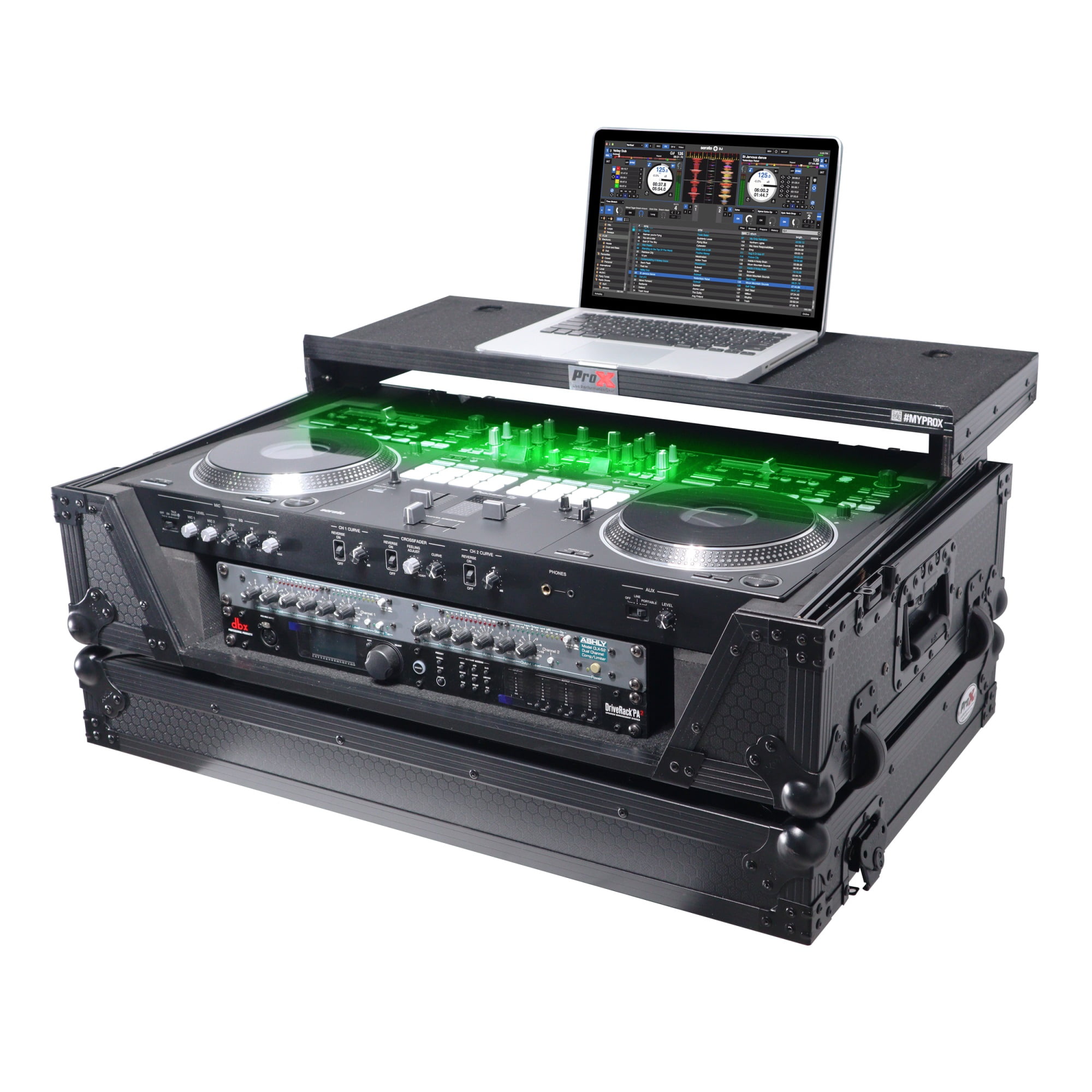 ProX XS-REV71K2U WLTBL LED ATA Style Flight Case for Pioneer DDJ-REV7 ...