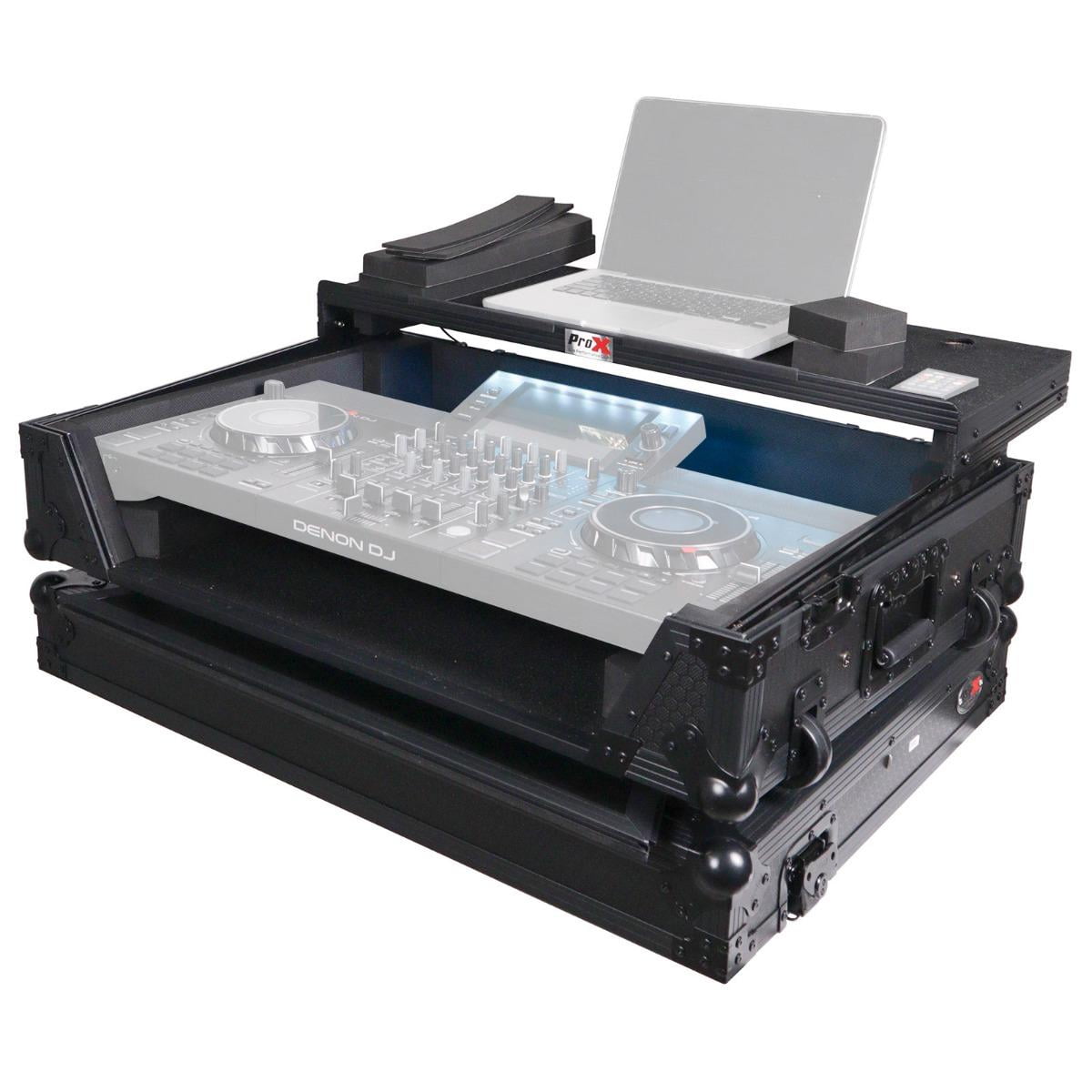 ProX XS-SCLIVE4 WLTBL LED ATA Flight Style Road Case for Denon SC Live ...