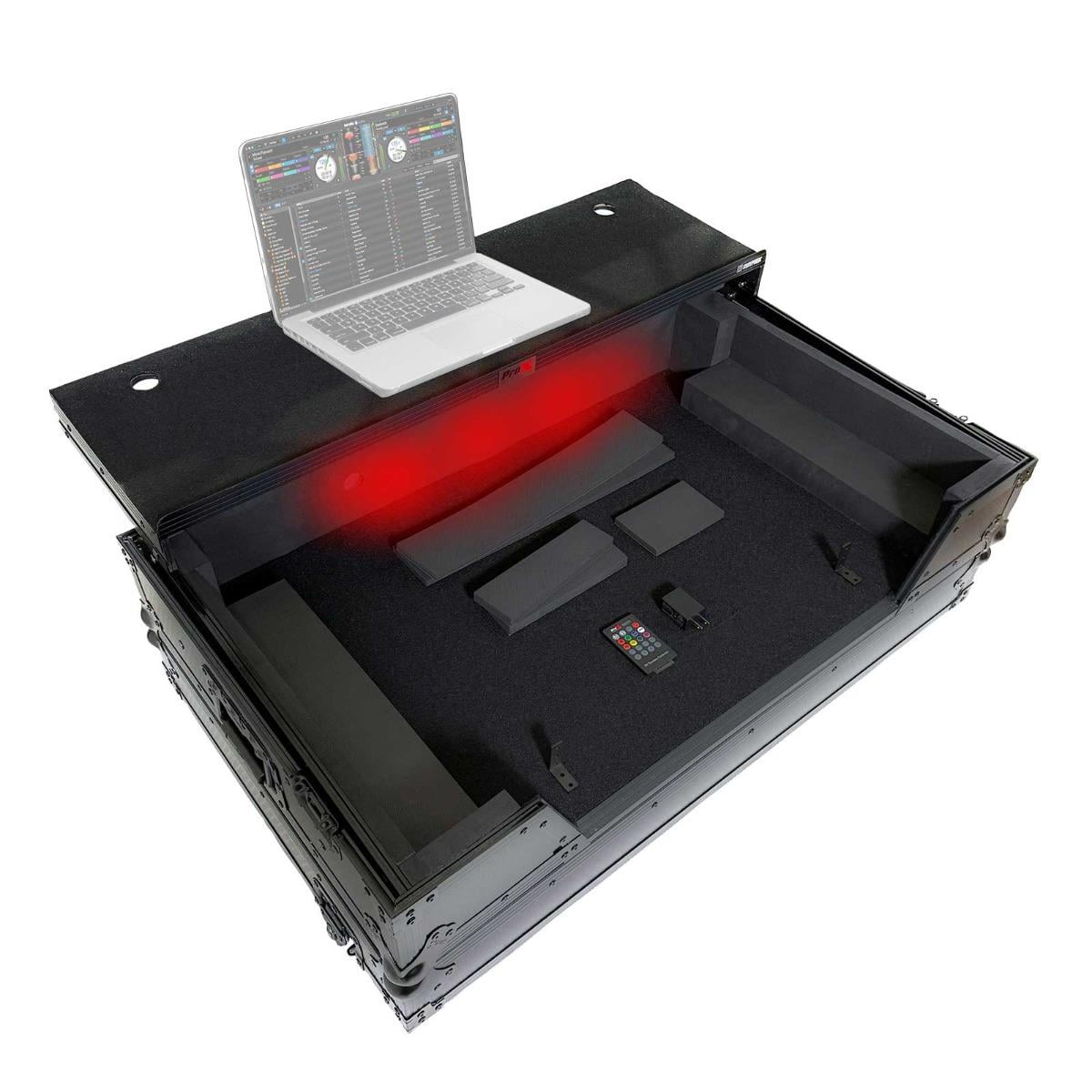 ProX XS-XDJAZ WLTBL LED ATA Flight Case for AlphaTheta XDJ-AZ DJ ...