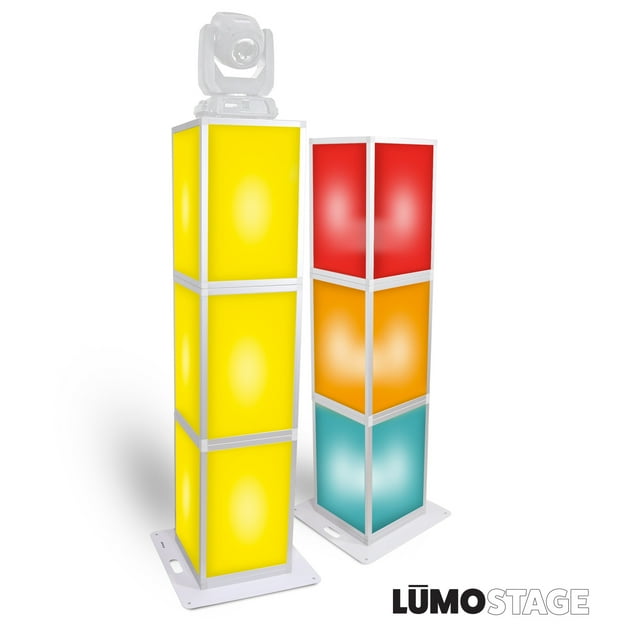ProX XSA-PILLAR6FT Lumo Stage Acrylic Pillar 6' Column Cube Section ...