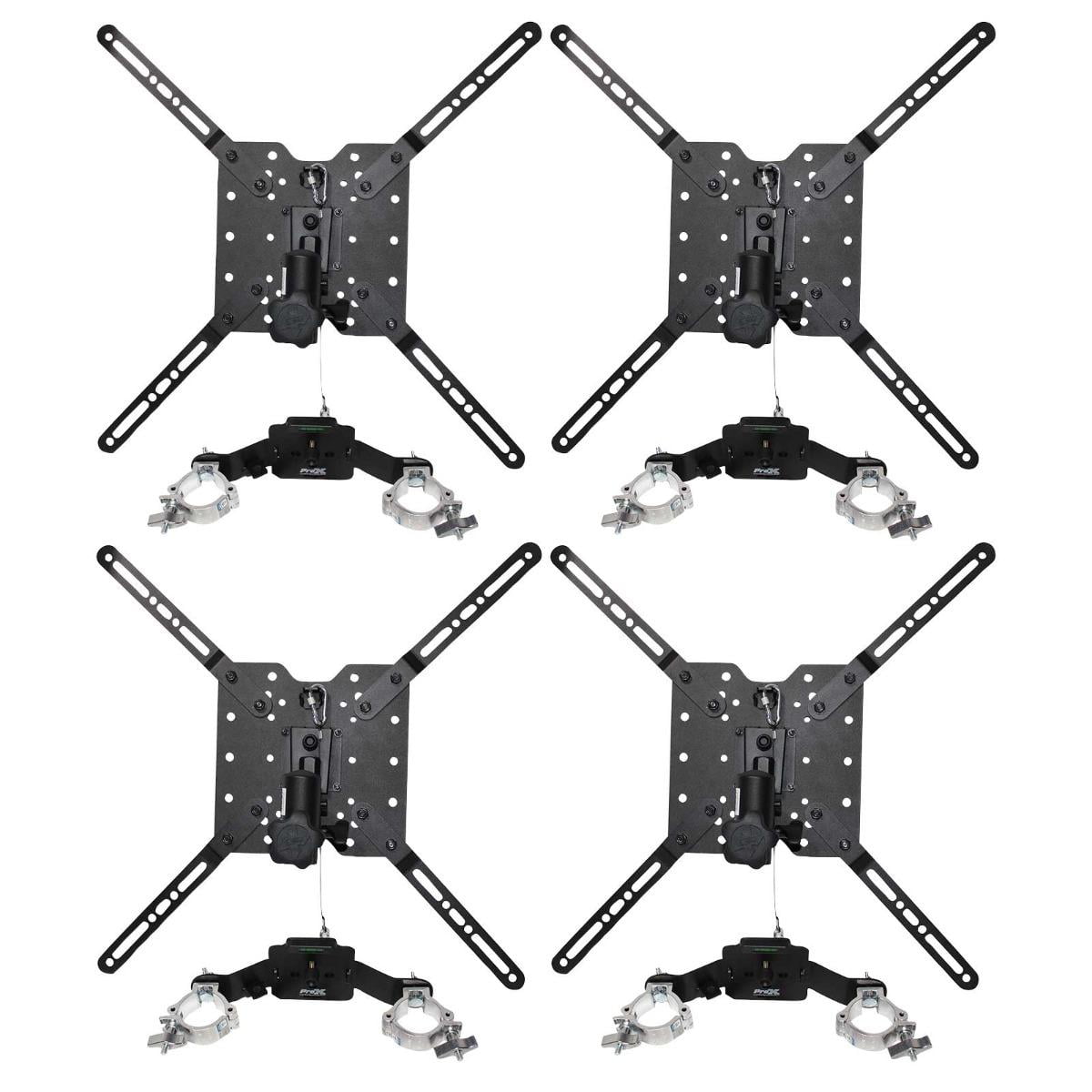 ProX XT-MEDIAMOUNT Universal 32" to 80" TV Bracket Vesa Mounts Quad ...