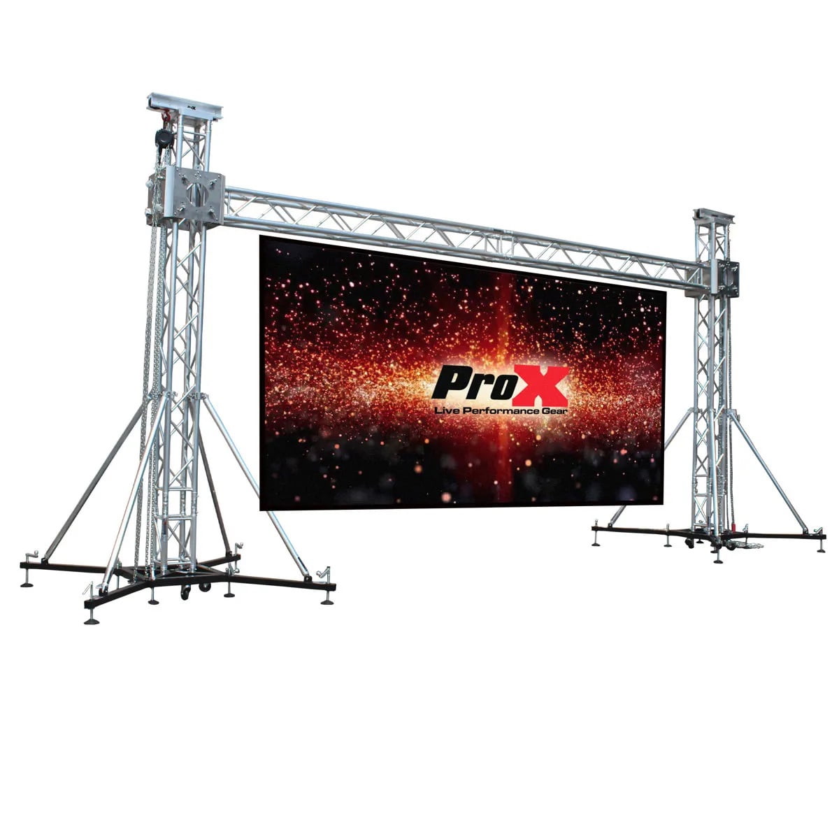 ProX XTP-GS2023 20x23' Truss Ground Support System with Hoist for LED ...