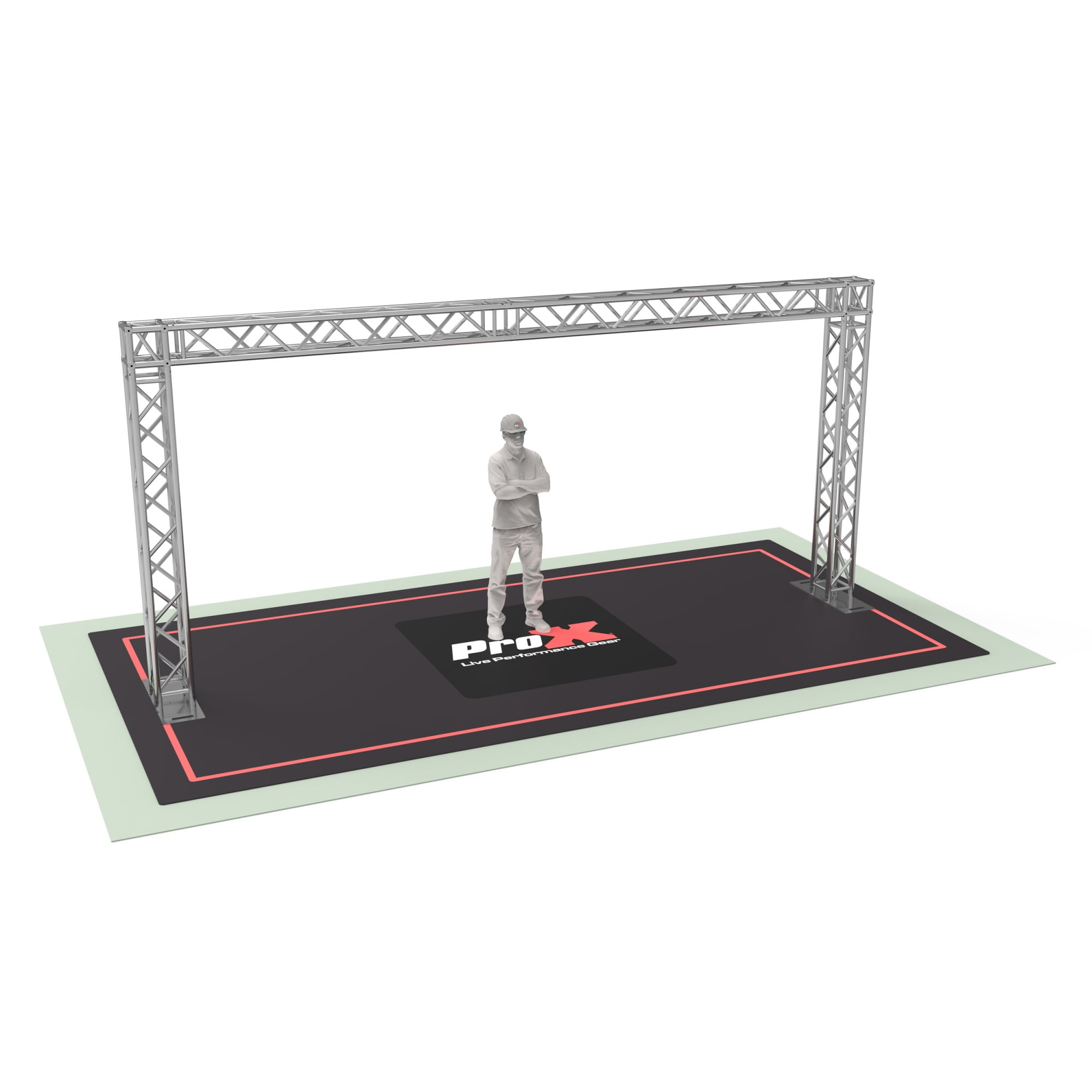ProX XTP-PGP1 Goal Post 9.8 x19.68 Exhibition Module Finish Line Stand ...