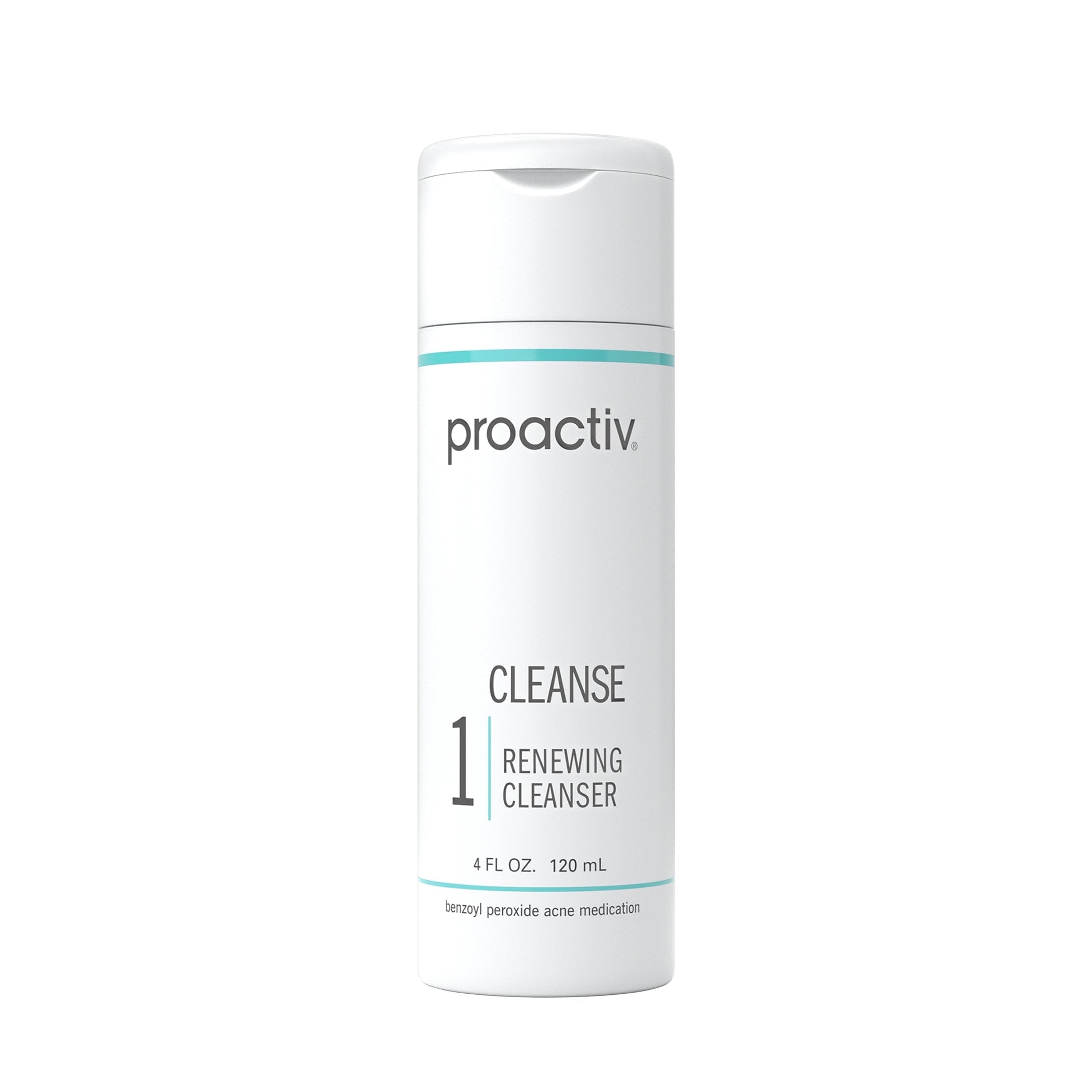 Proactiv Renewing Cleanser, Daily Acne Wash with Benzoyl Peroxide and ...