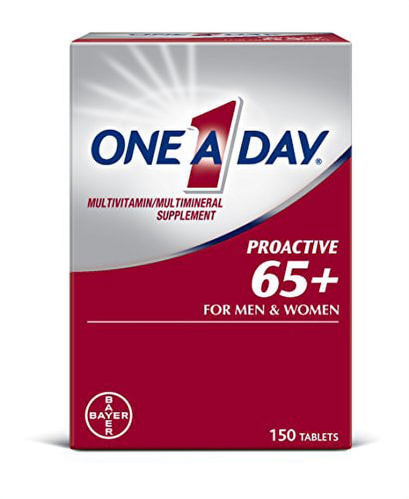 Proactive 65+ Multivitamin Support for Men & Women, Vitamins A, C, D ...