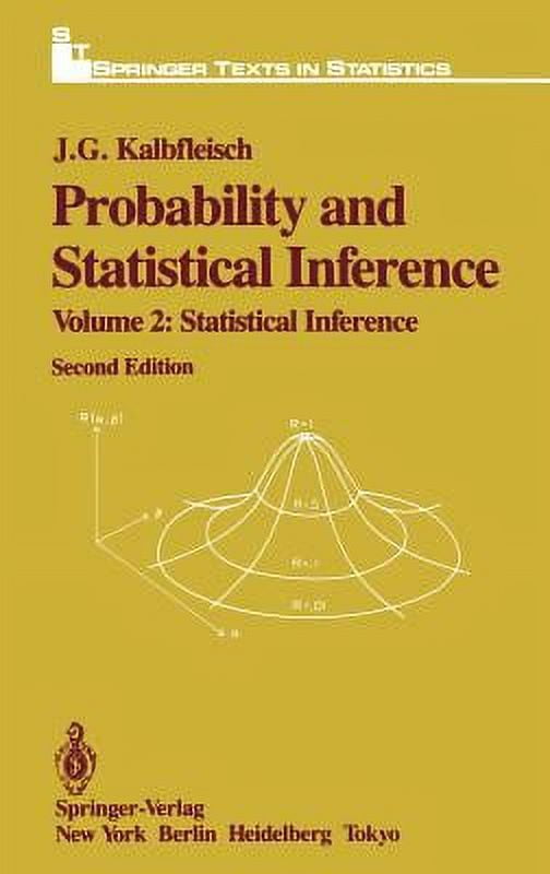 Pre-Owned Probability and Statistical Inference: Volume 2: Statistical ...