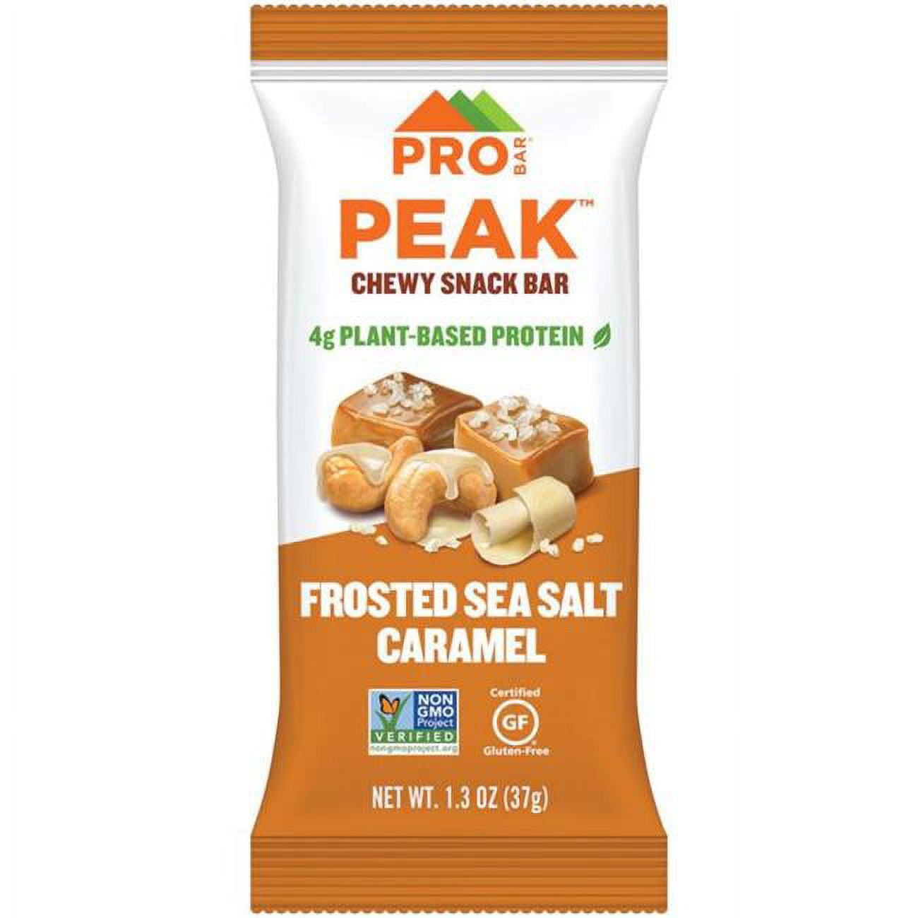 Probar 351052 1.3 oz Peak Frosted Salt Caramel Chewy Snack Bar ...