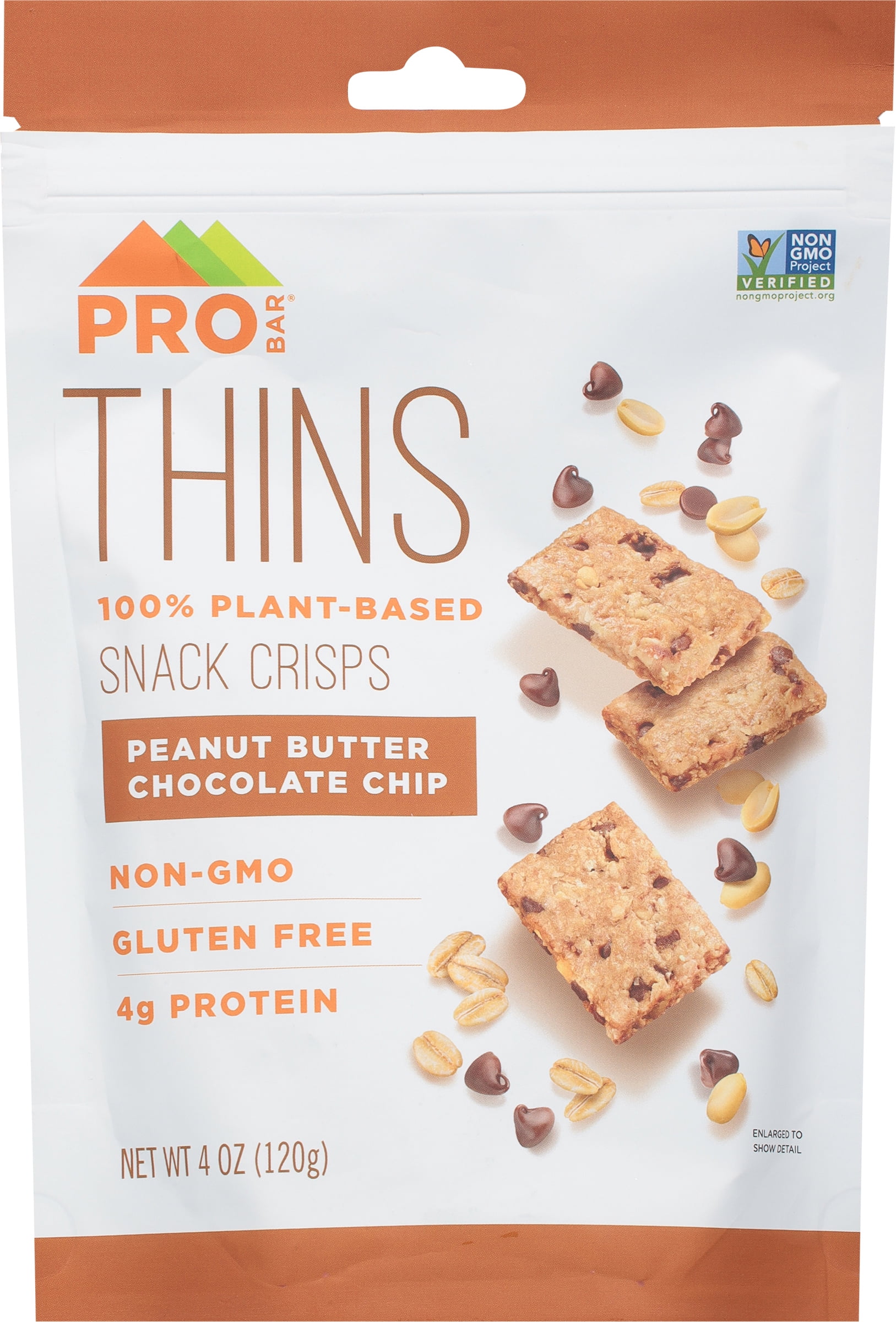 Probar 351053 4 oz Thins Peanut Butter Chocolate Chip - Walmart ...