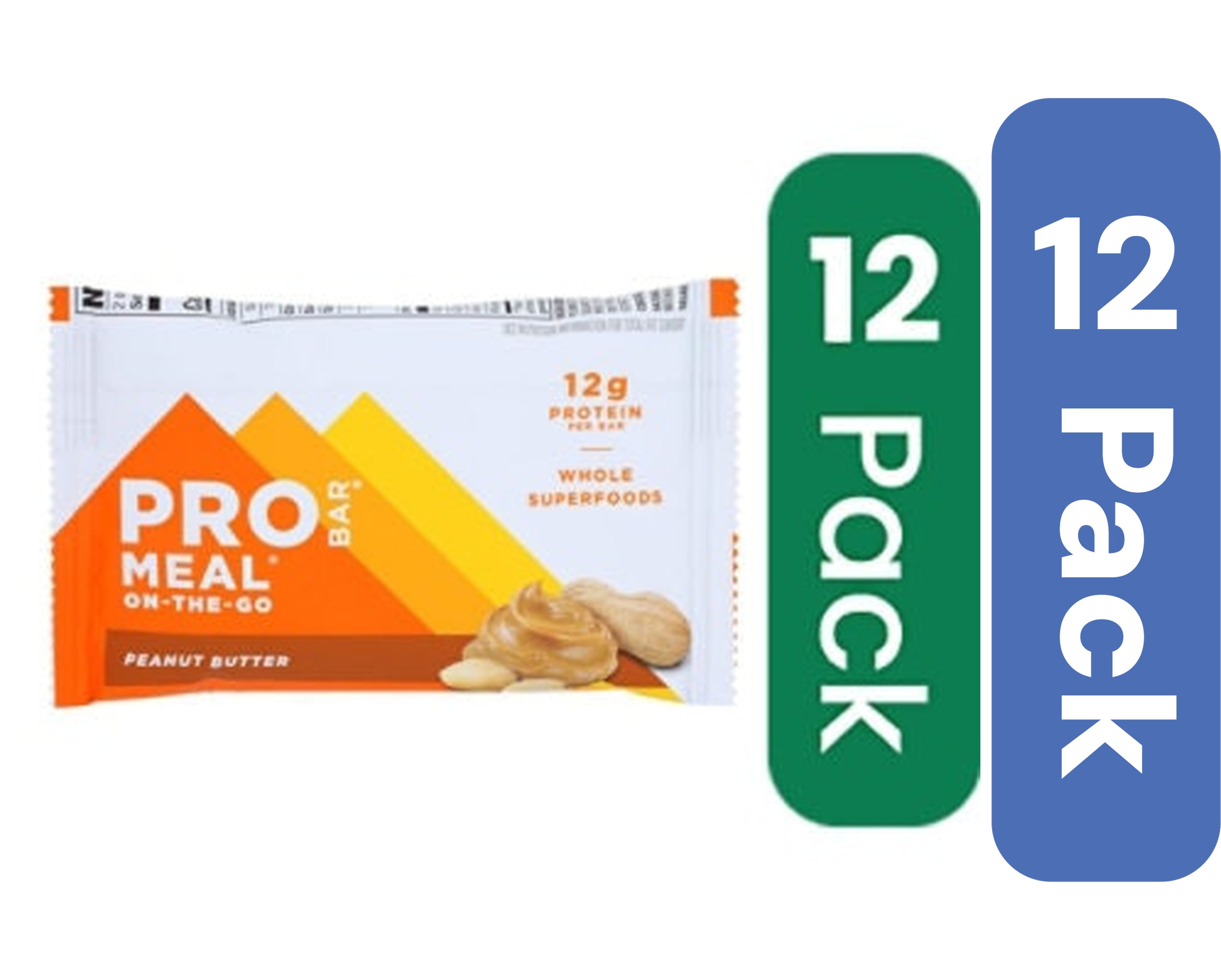 Probar Meal Bar Peanut Butter Organic 3 oz (Pack Of 12) - Walmart.com