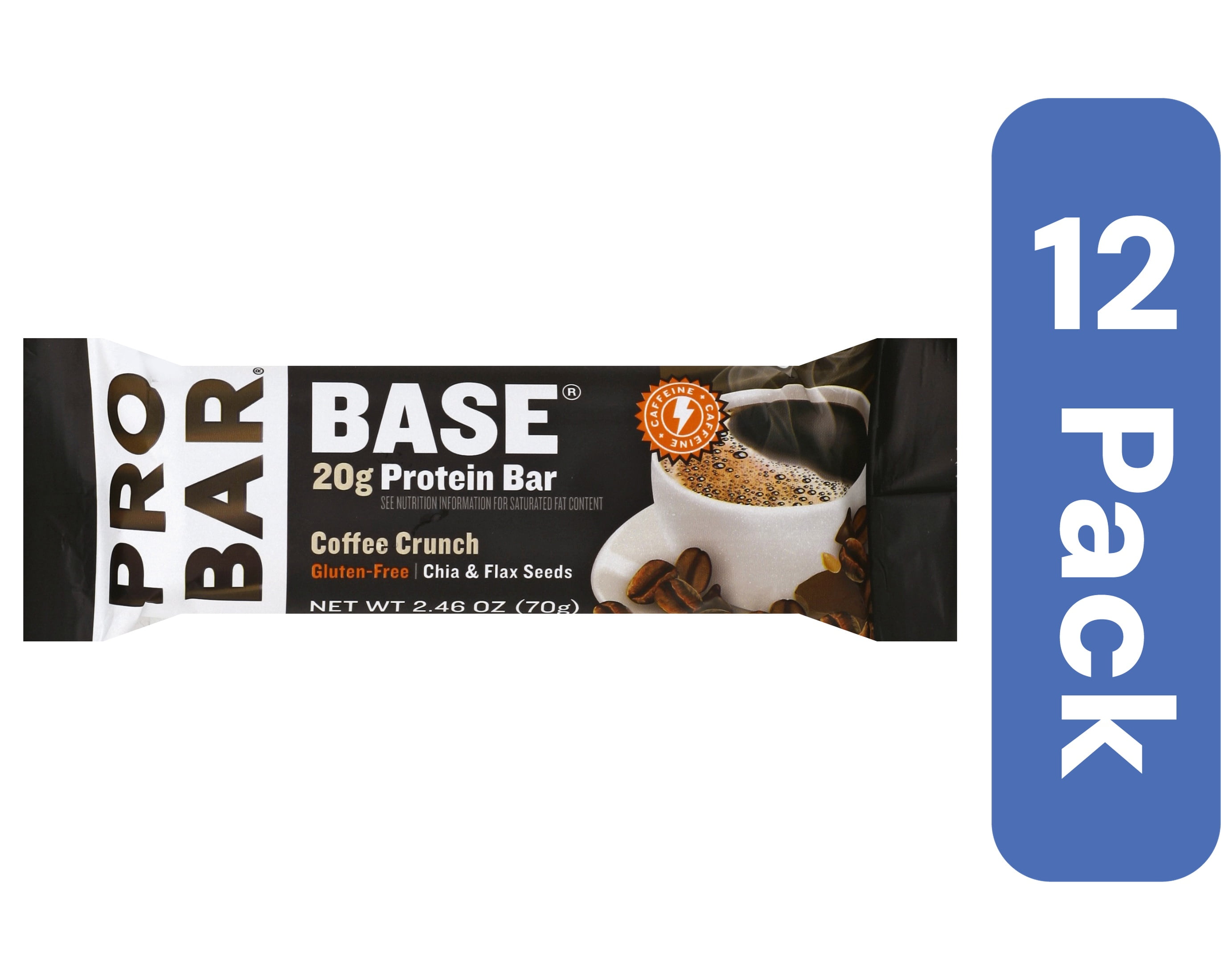 Probar Protein Bar 20g Coffee Crunch 2.46 oz (Pack Of 12) - Walmart.com