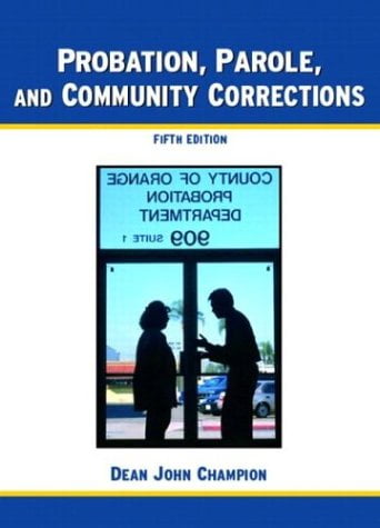 Pre-Owned Probation, Parole And Community Corrections (Hardcover ...