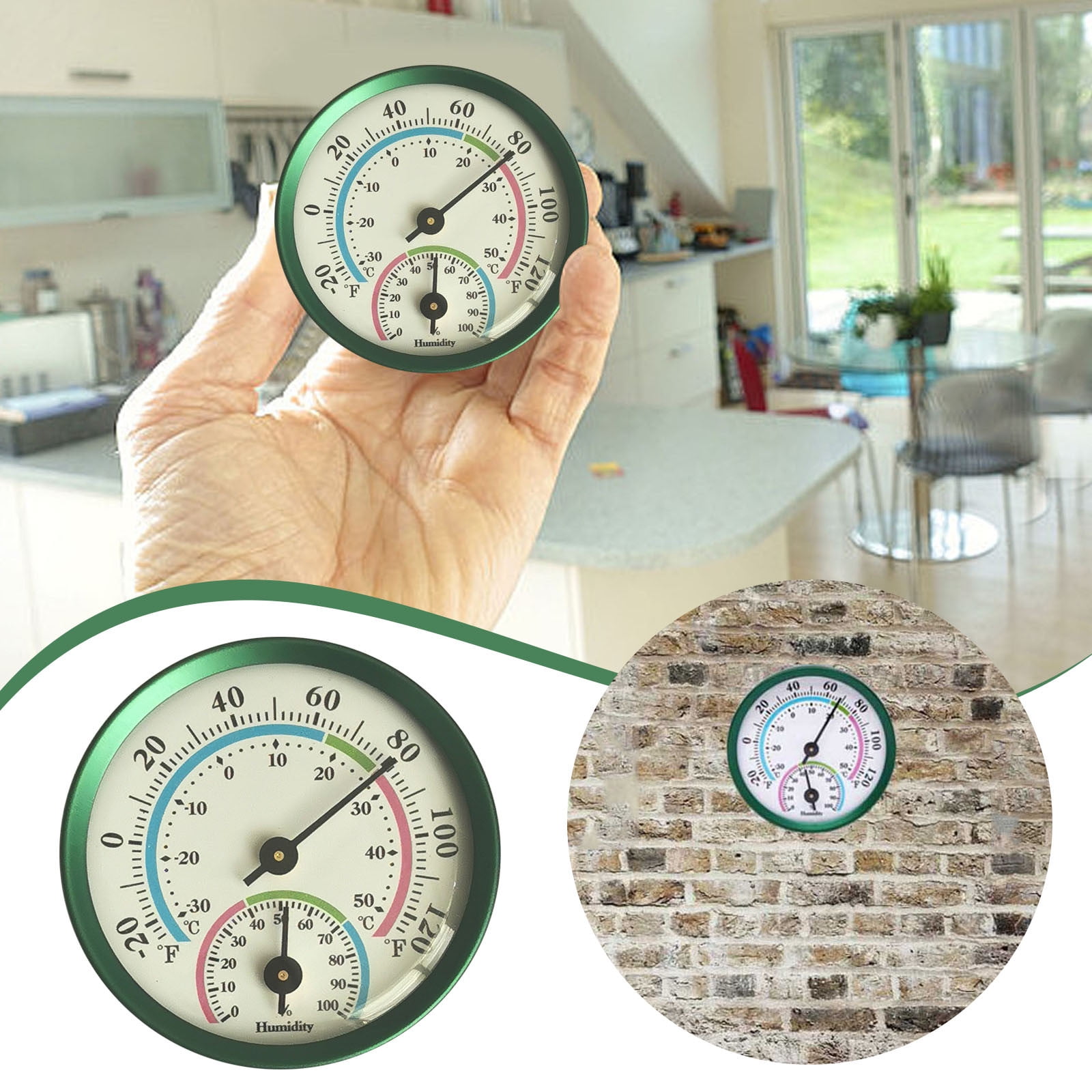 Probe Thermometer Electronic Digital Altimeter 7 In 1 Multifunction LCD ...