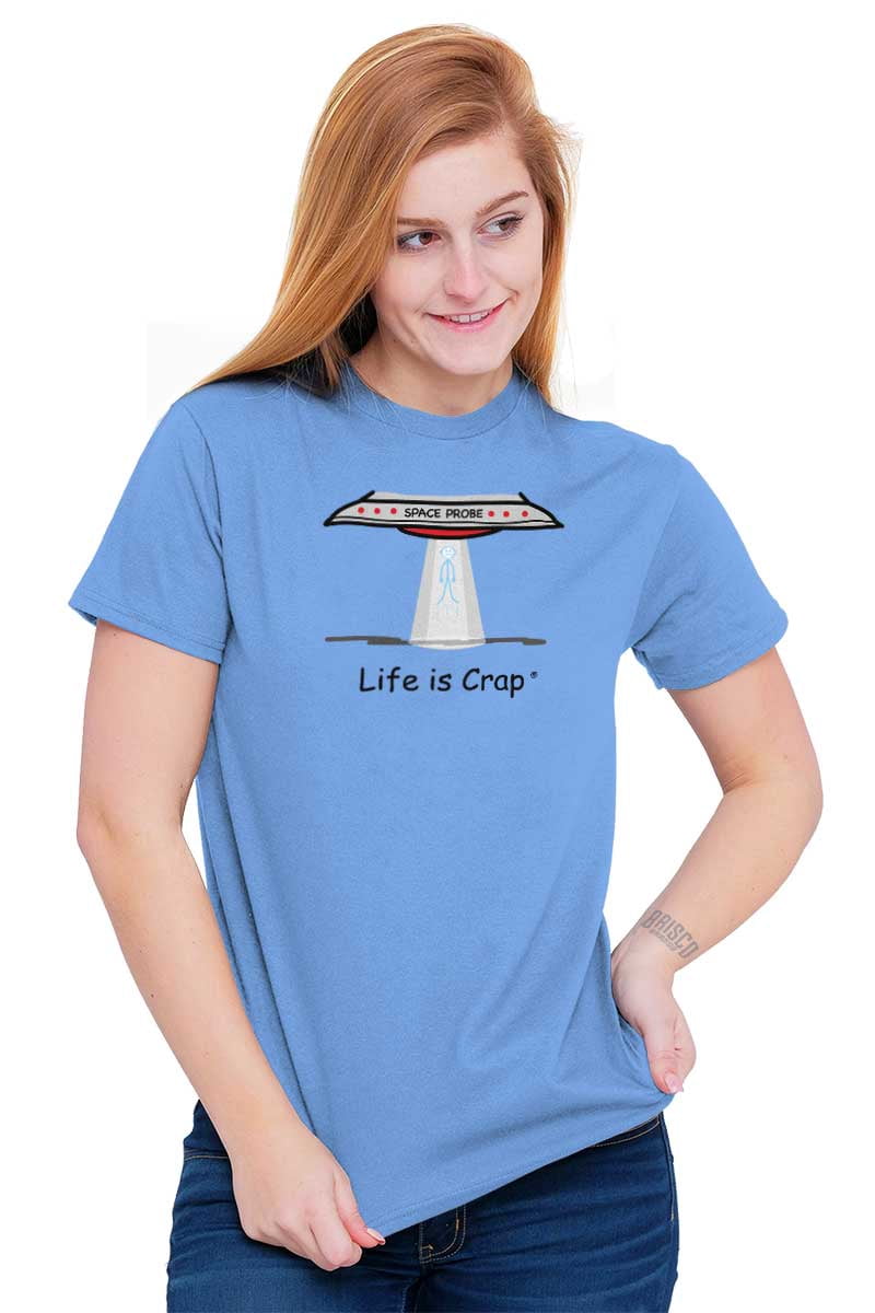 Probed Alien Abduction Space Sci-Fi Men's Graphic T Shirt Tees Brisco ...